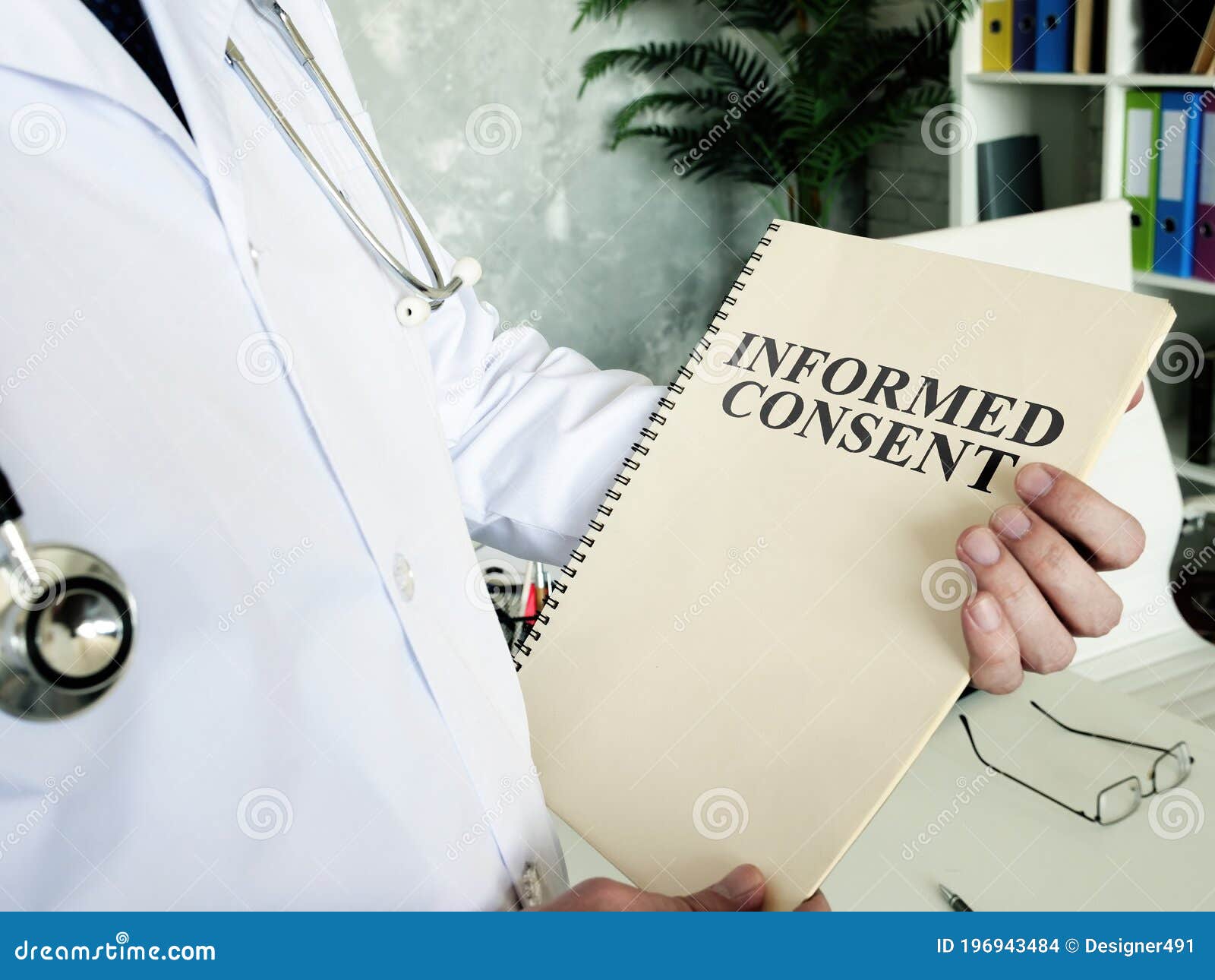 Informed Consent Form On Doctor Desk Royalty-Free Stock Photo ...