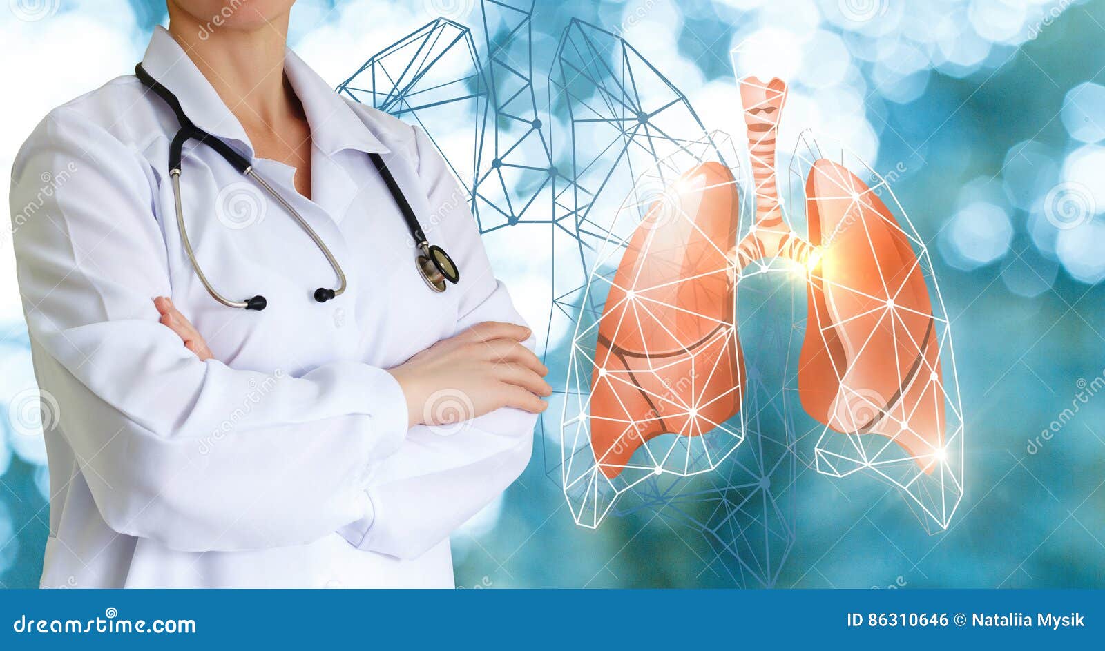 Doctor Shows The Mechanism Of Interaction Of The Internal Organs ...