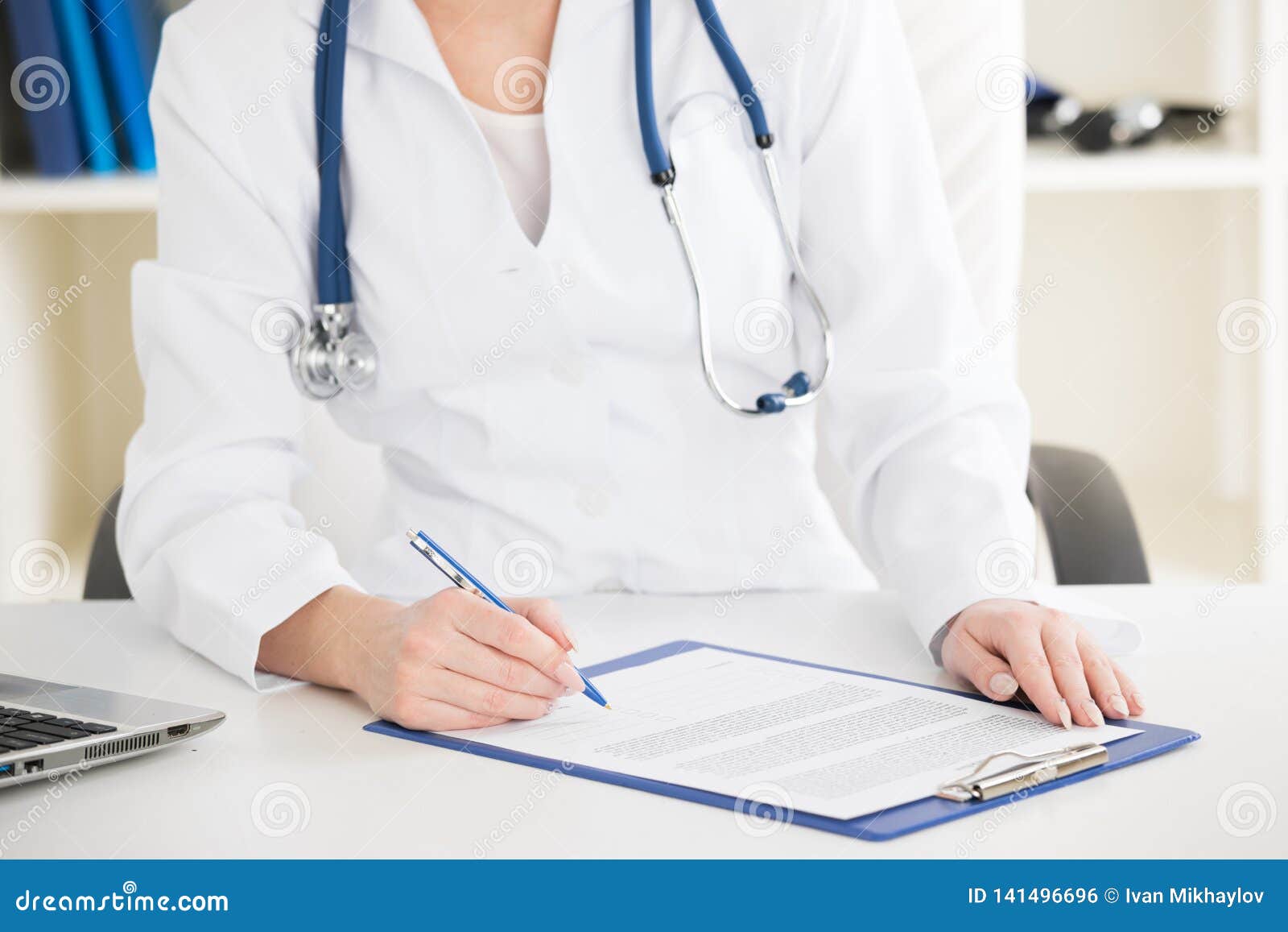 Doctor sign contract stock photo. Image of disease, health - 141496696
