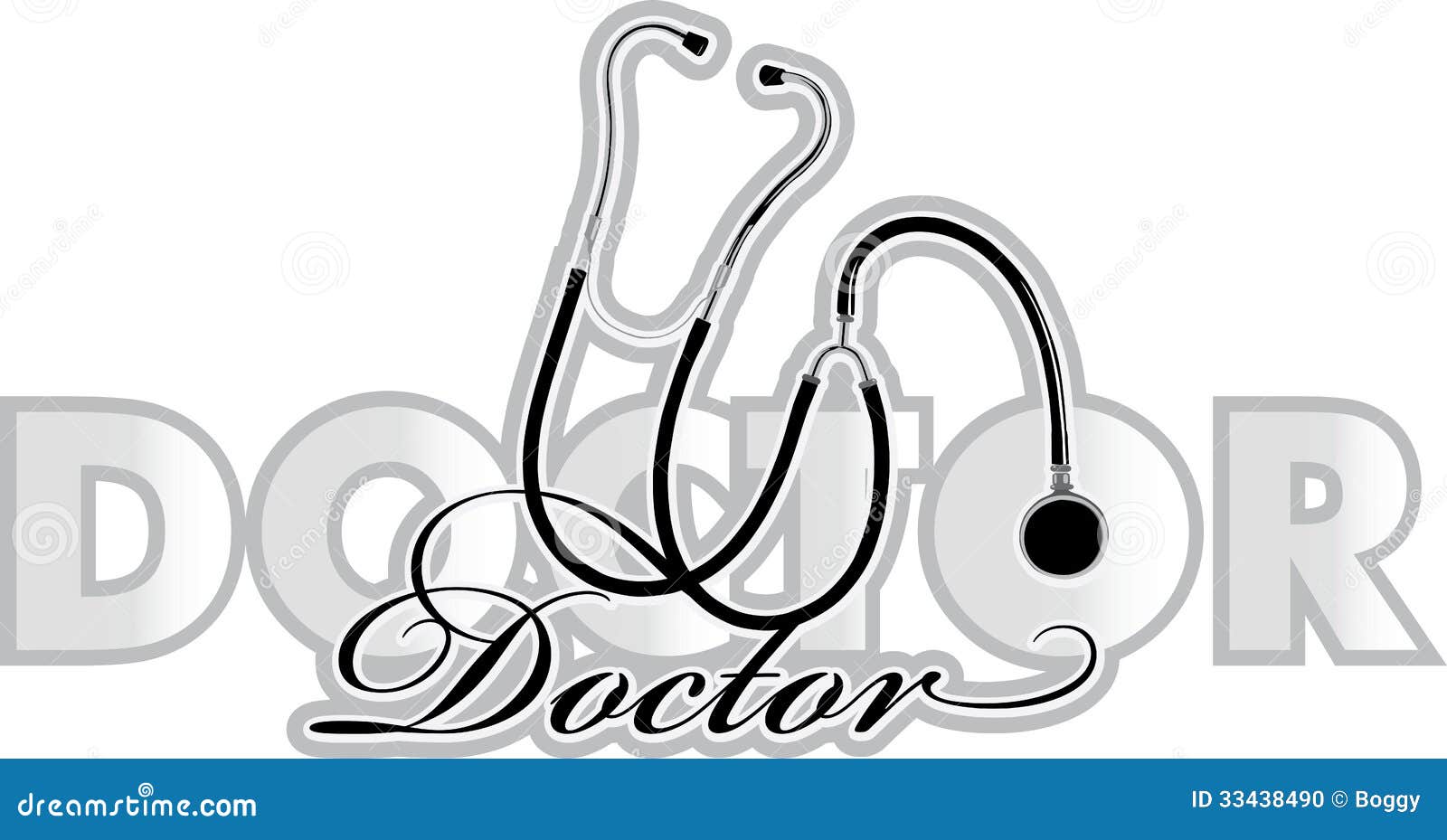 A Doctor With A Sign Explains The Precautions For Coronavirus Vector ...