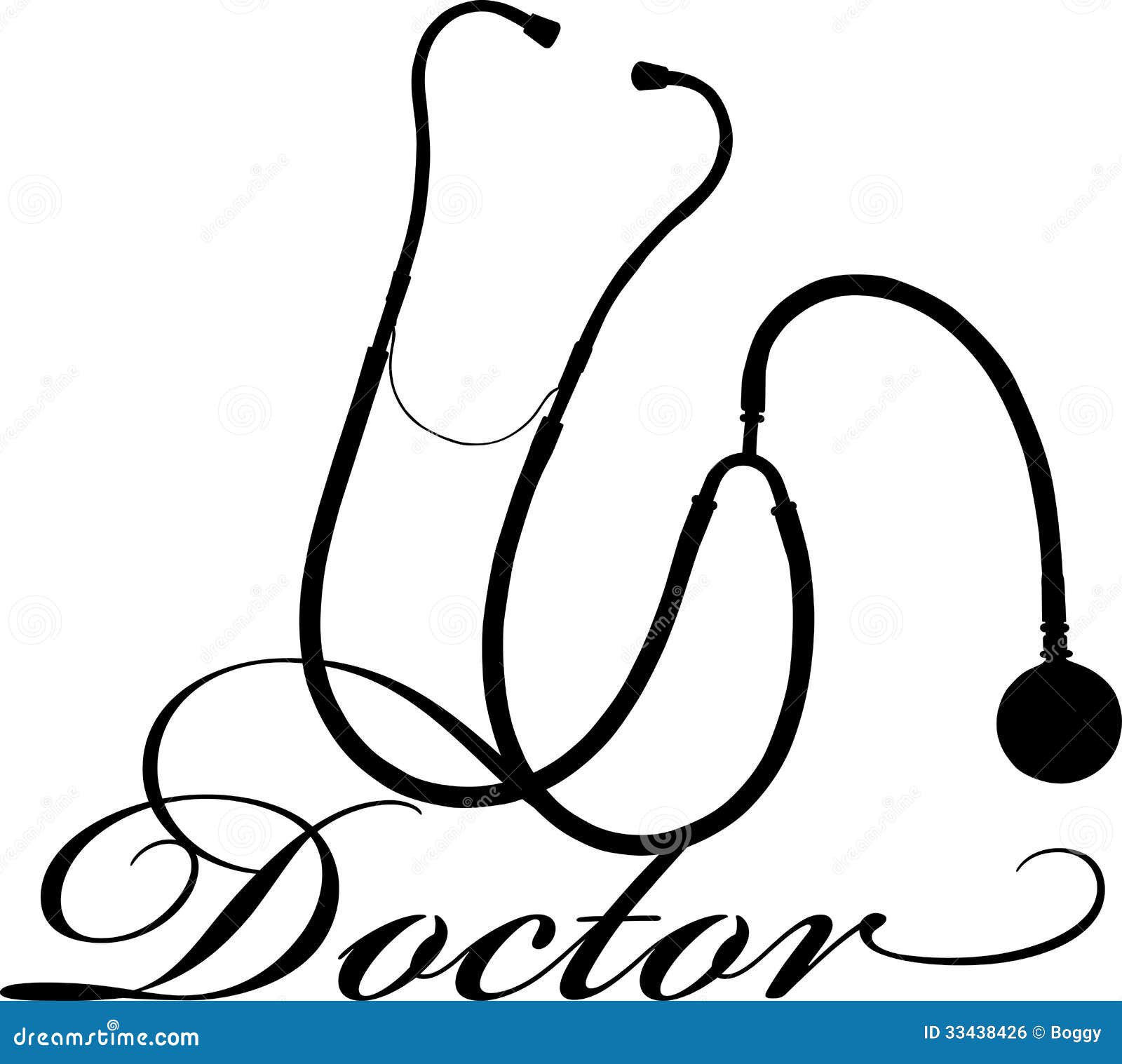 Doctor sign stock vector. Illustration of inspection - 33438426