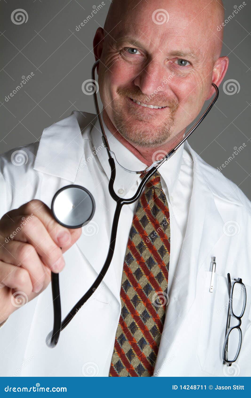 Doctor Smiling stock image. Image of goatee, handsome - 14248711