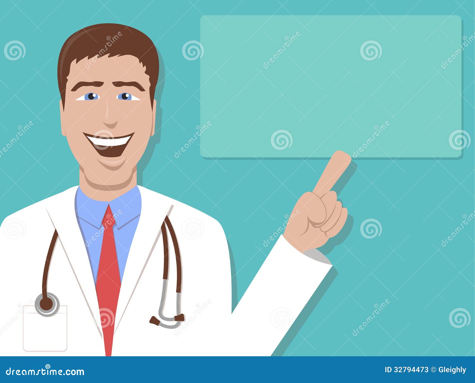 Doctor stock vector. Illustration of profession, painting - 32794473