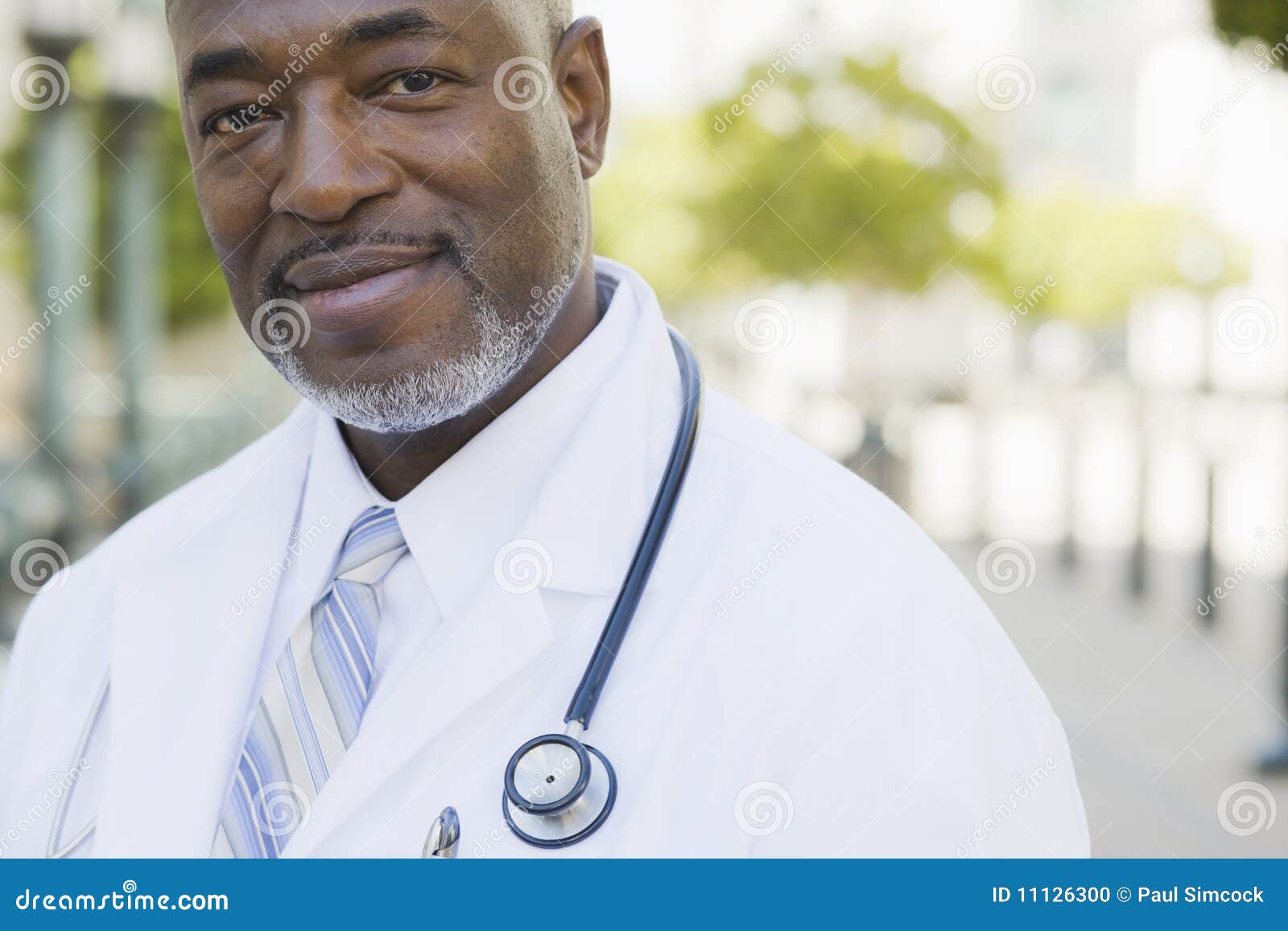 Doctor Smiling To Camera stock photo. Image of medical - 11126300