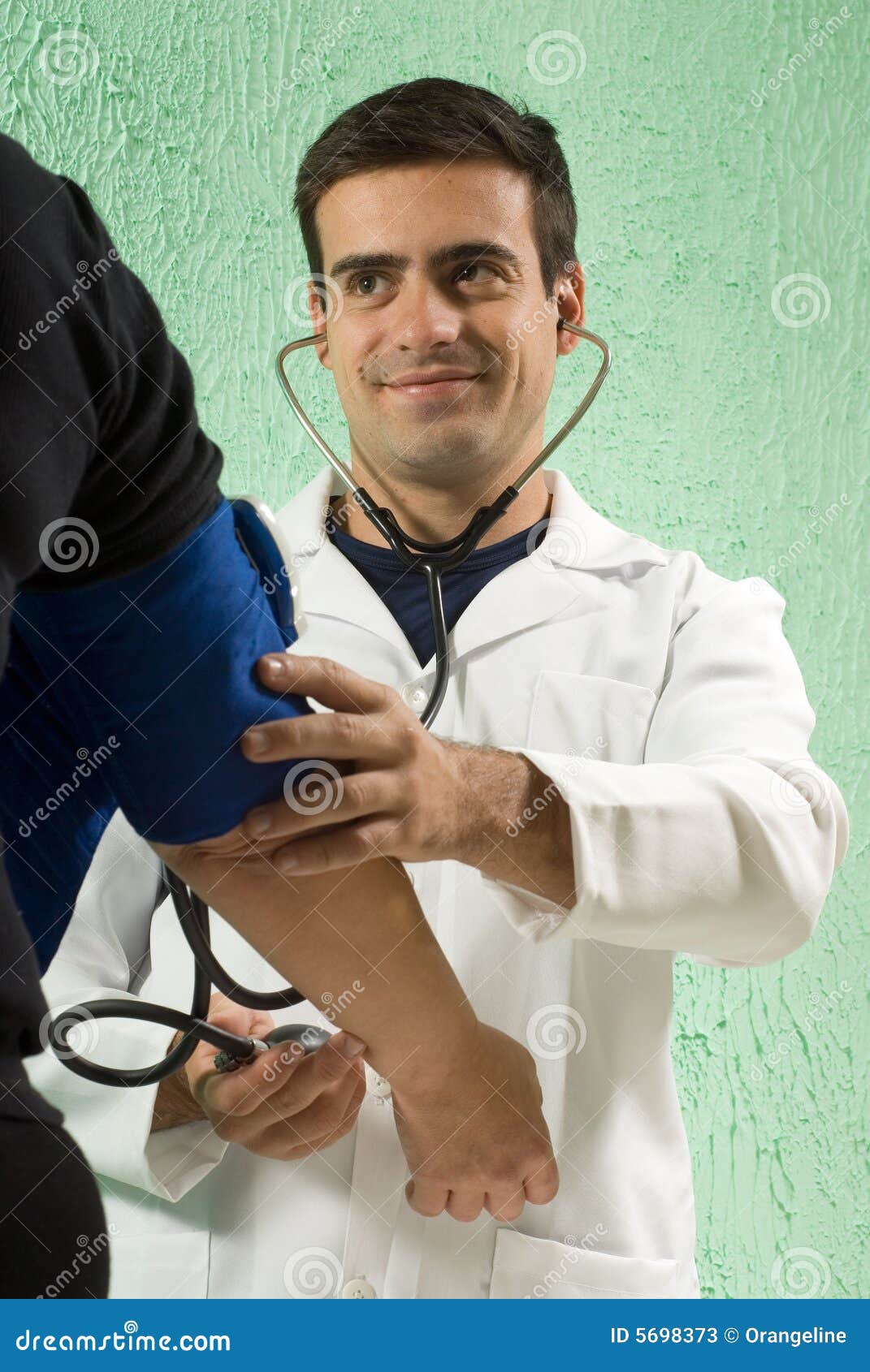 Doctor Smiling - vertical stock image. Image of examination - 5698373
