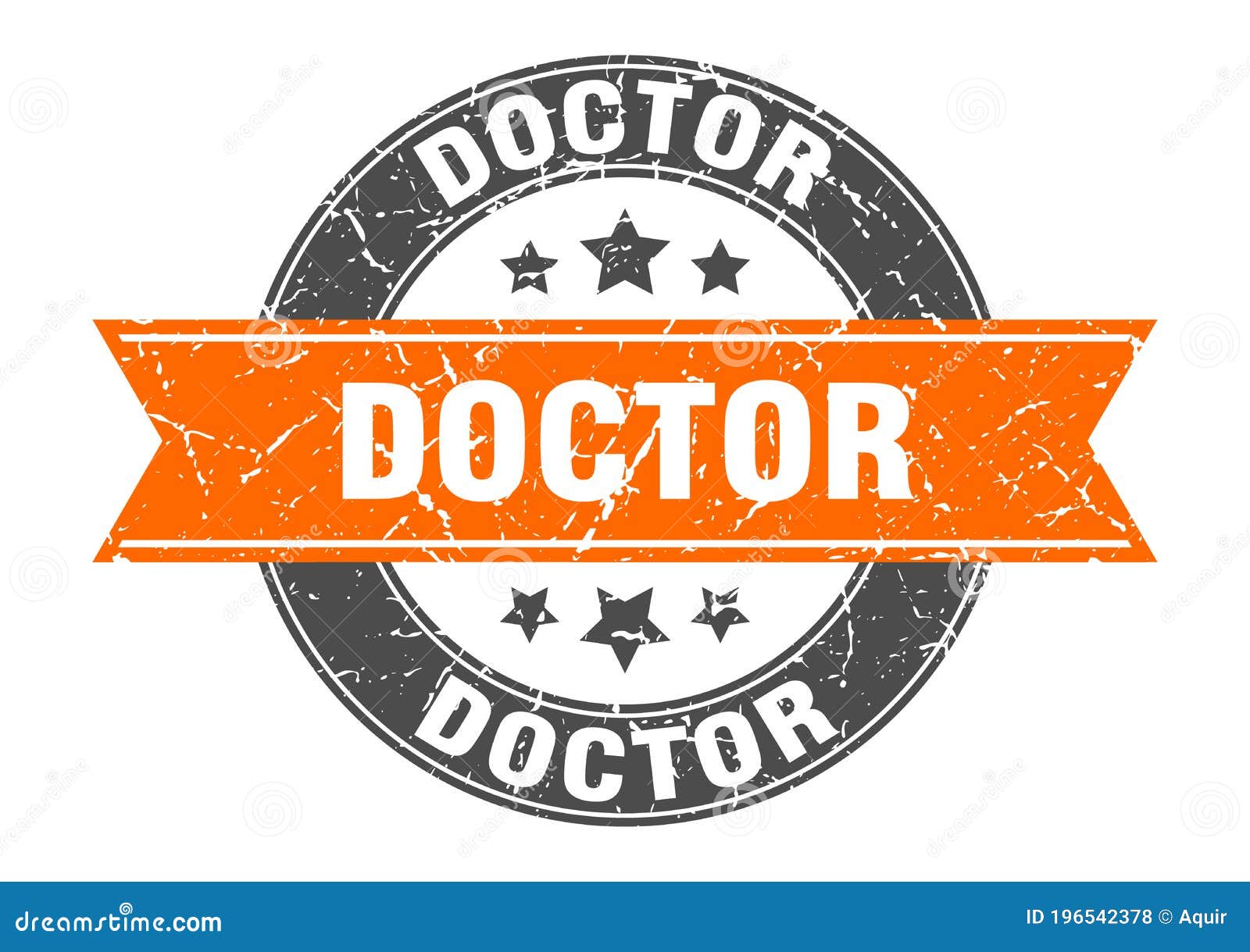 Doctor stamp stock vector. Illustration of peeler, sign - 196542378