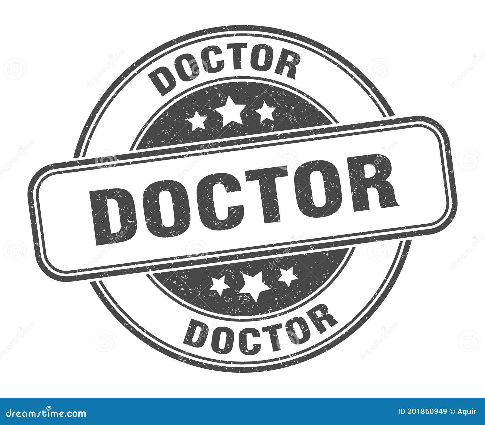 Doctor Stamp. Doctor Round Grunge Sign Stock Vector - Illustration of ...