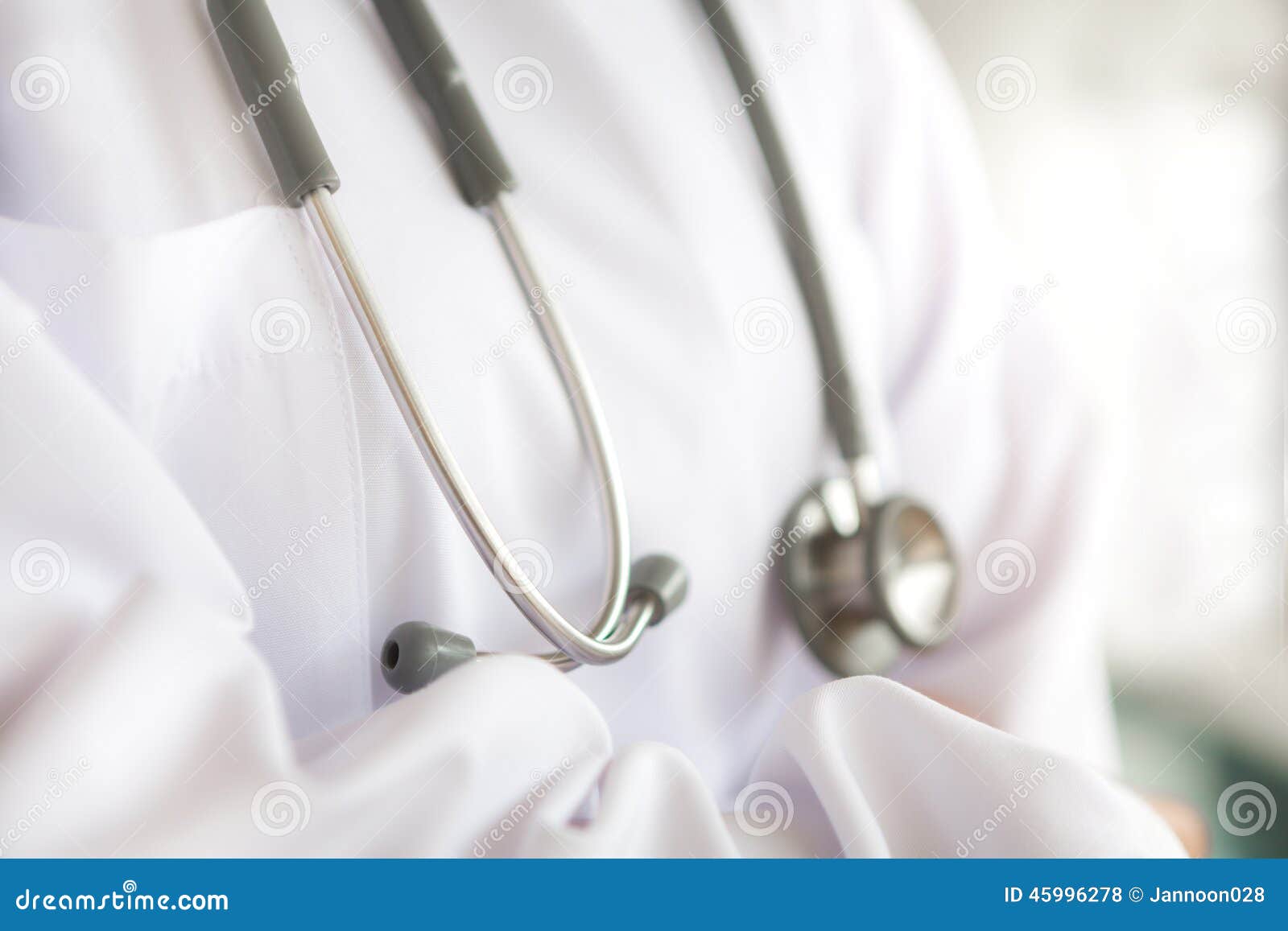 Doctor with stethoscope stock photo. Image of test, equipment - 45996278