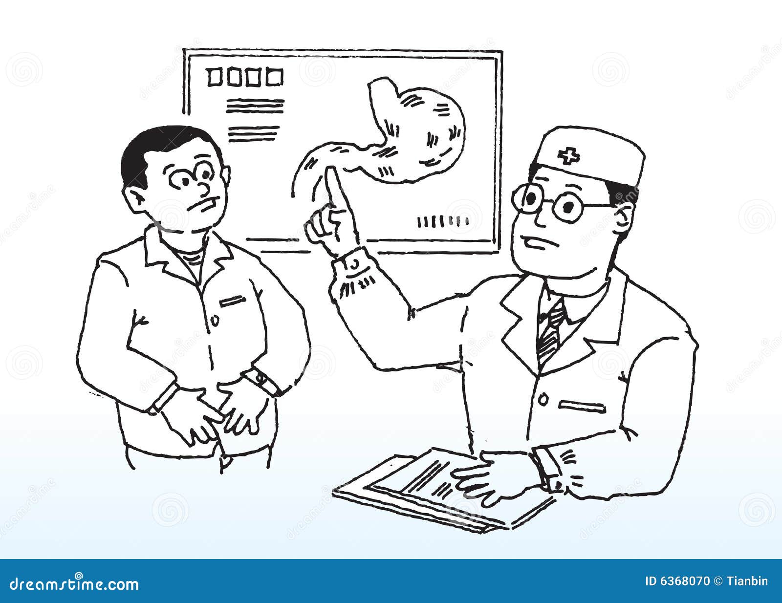 Doctor suggestion stock vector. Illustration of cell, advices - 6368070