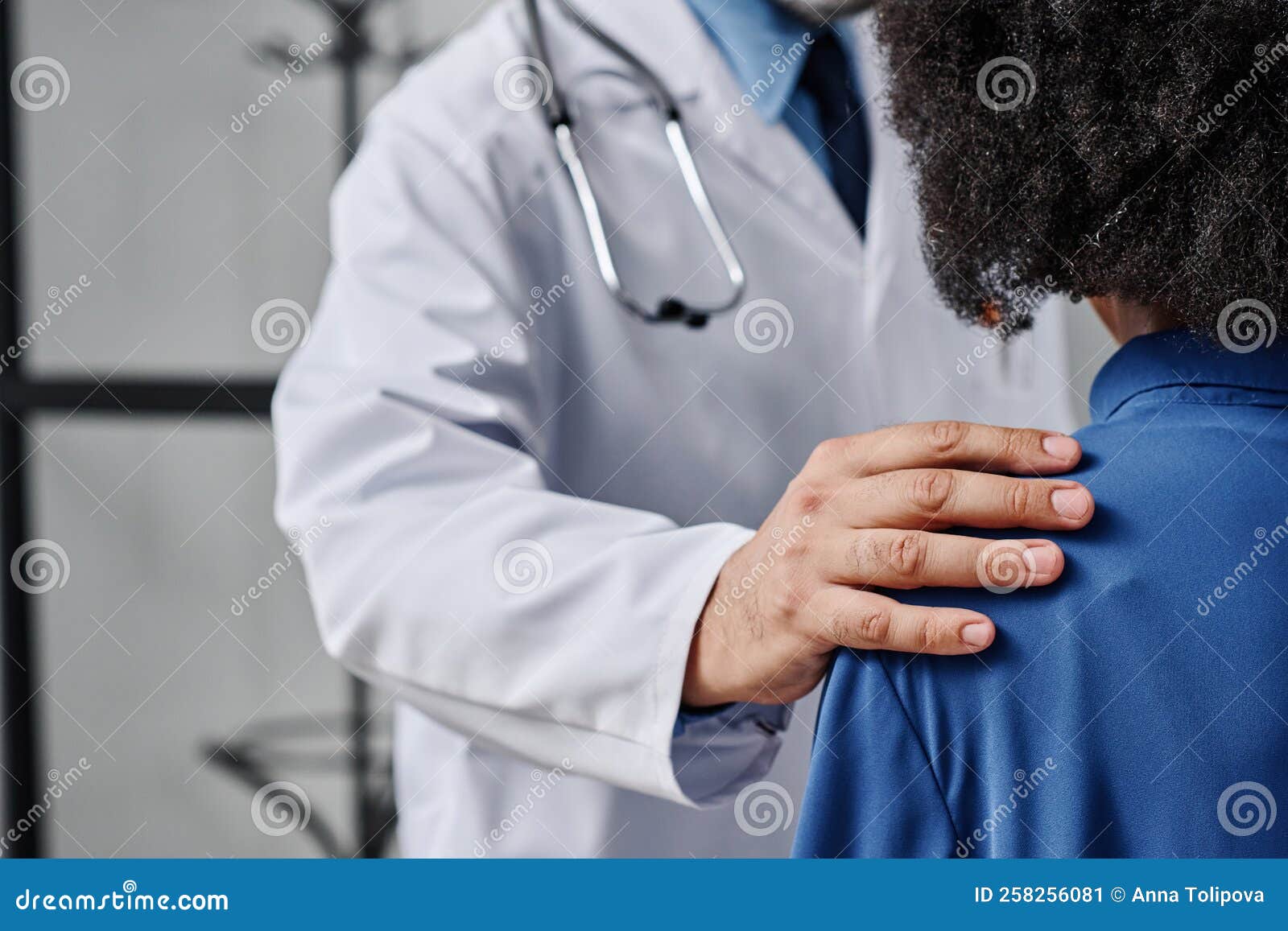 Doctor Supporting Patient with Disease Stock Image - Image of woman ...