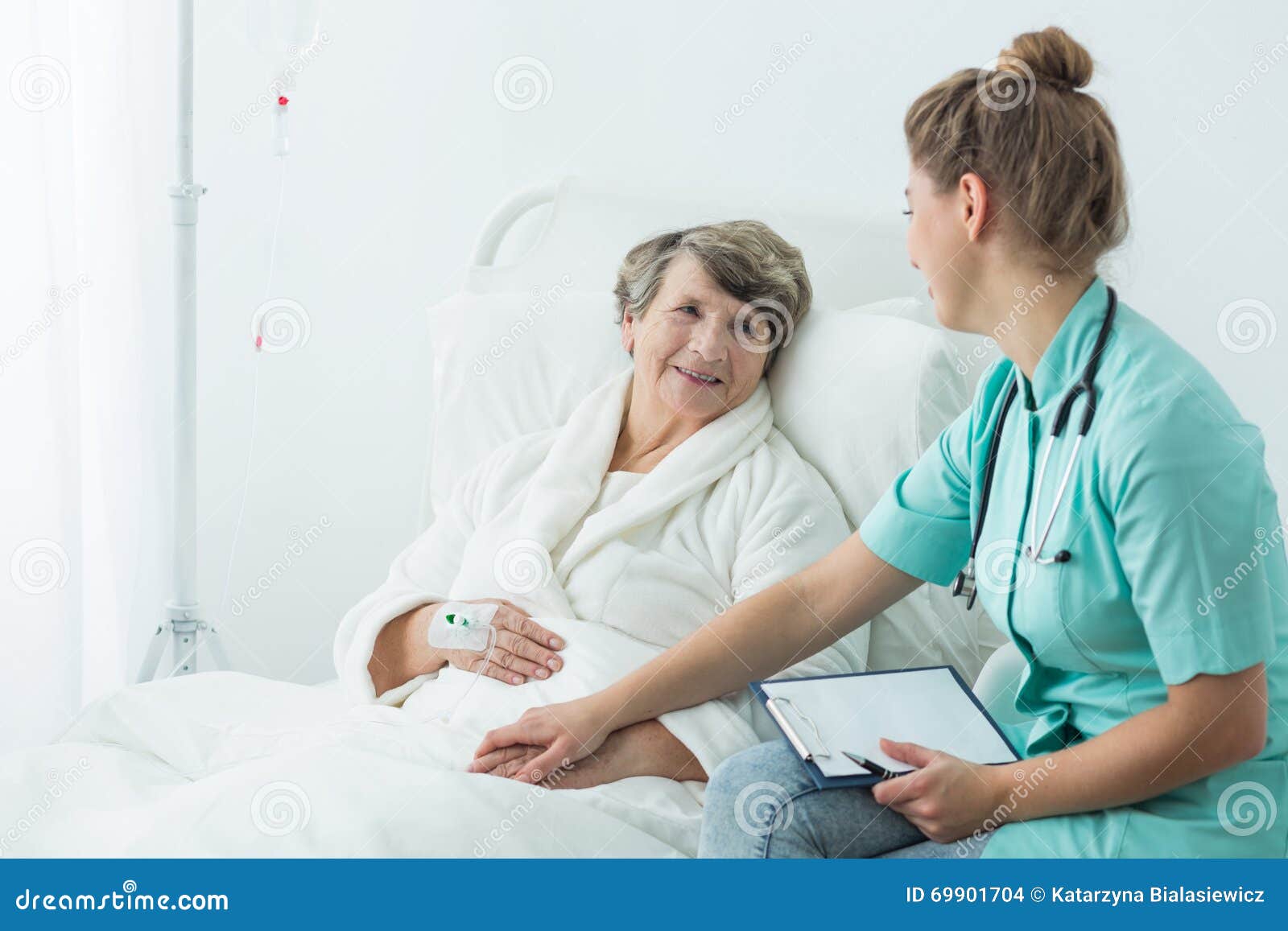 Doctor Supporting Patient before Operation Stock Photo - Image of ...