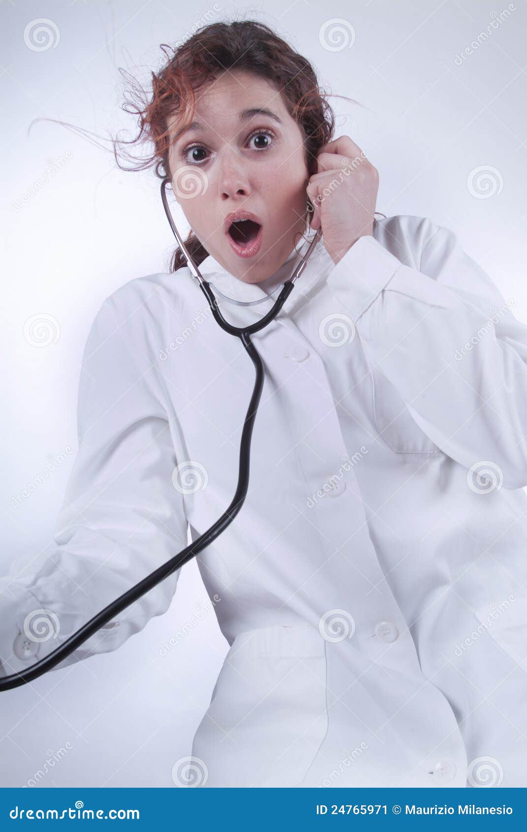 Doctor Surprised stock image. Image of clinic, caucasian - 24765971