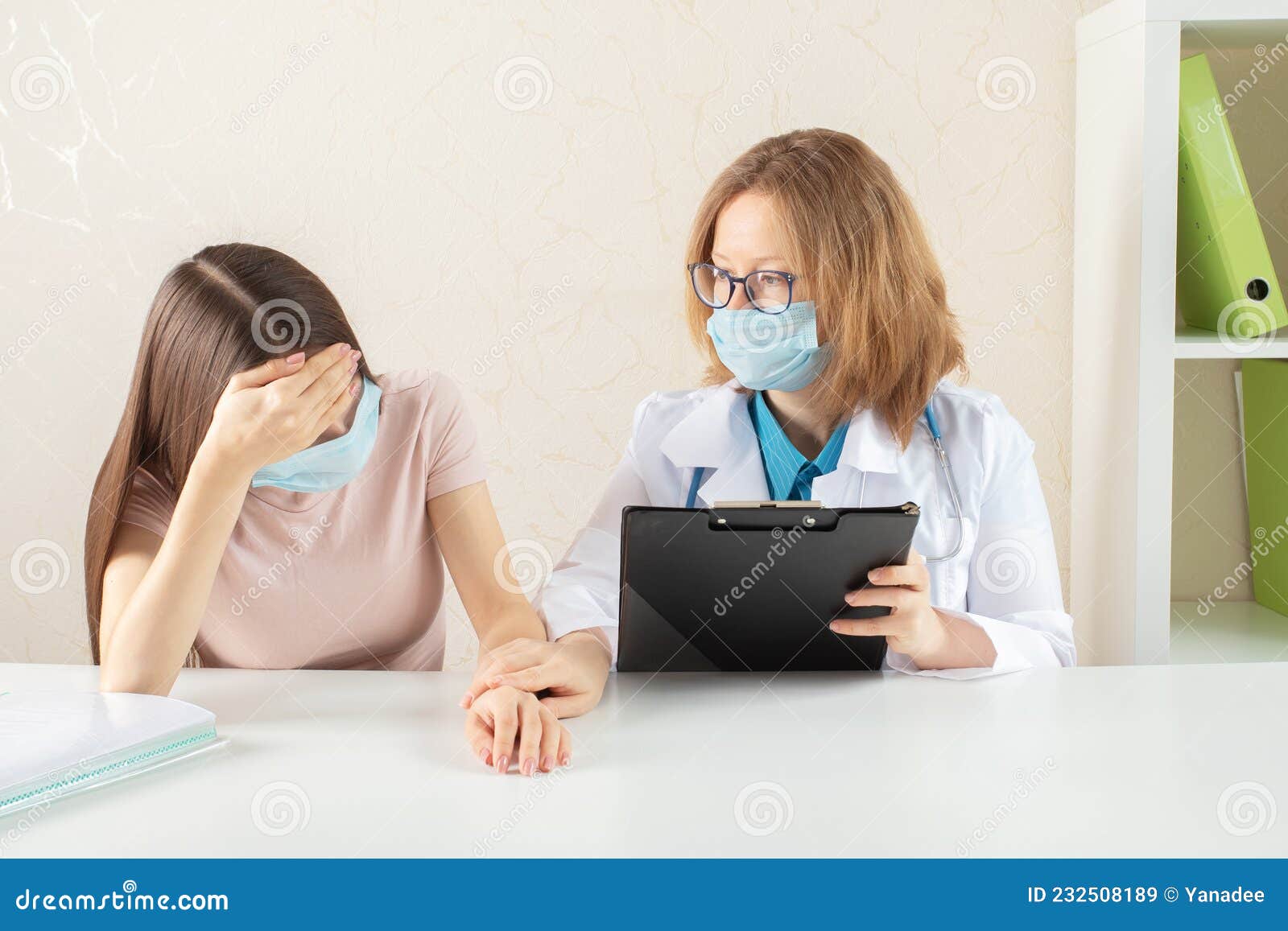 Doctor Sympathizes with the Patient in a Difficult Moment, Holds His ...