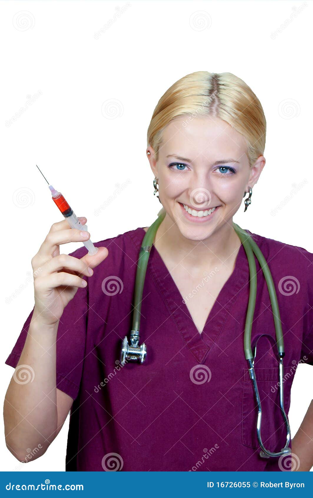 Doctor with a Syringe stock image. Image of disease, health - 16726055