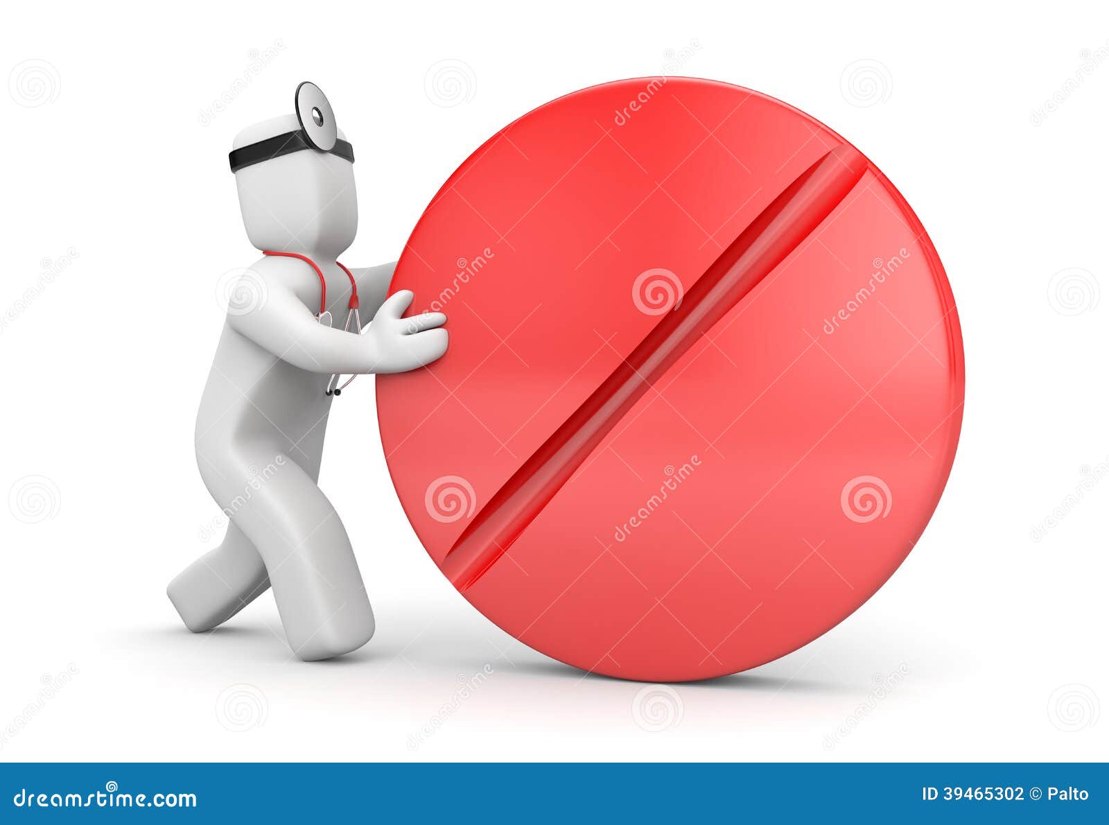 Doctor with tablet stock illustration. Illustration of lifestyle - 39465302