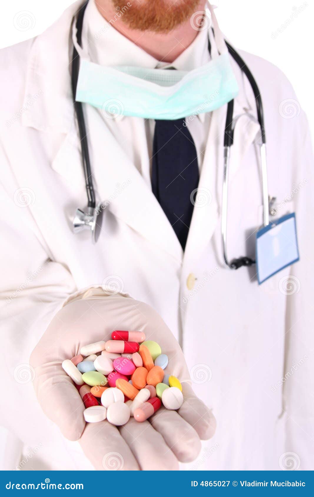 Doctor With Tablets Picture. Image: 4865027