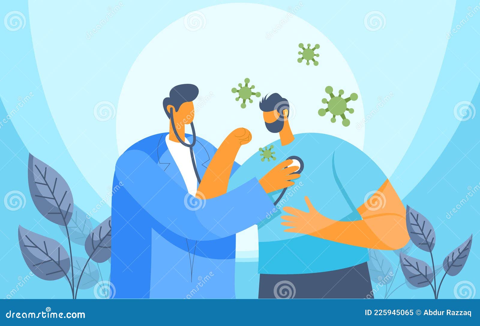 Doctor Taking Swab Test For Coronavirus Sample From Little Boy Patient ...