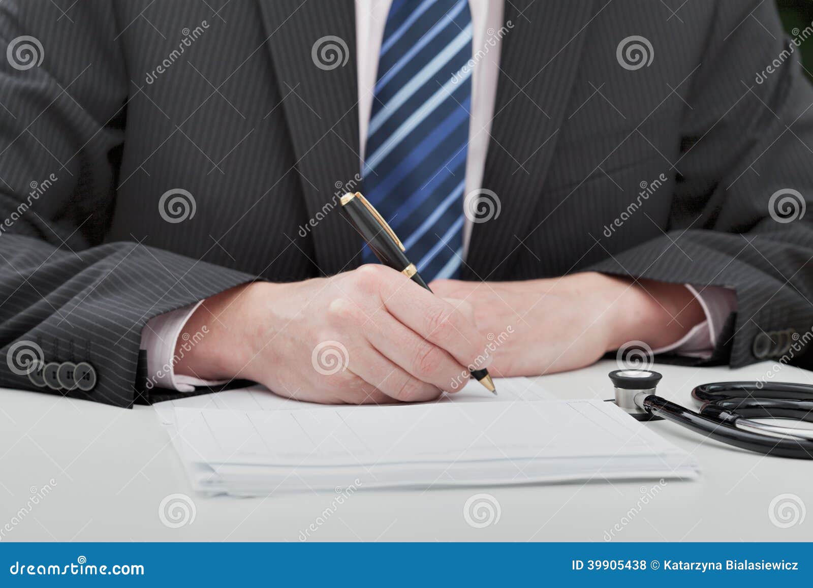 Doctor taking notes stock photo. Image of document, exam - 39905438