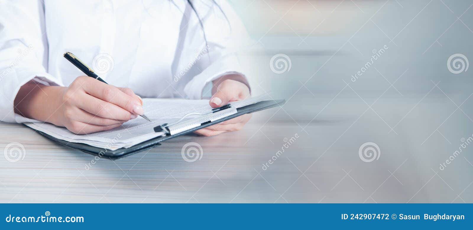 Doctor Taking Notes on a Tablet Stock Photo - Image of person, notes ...