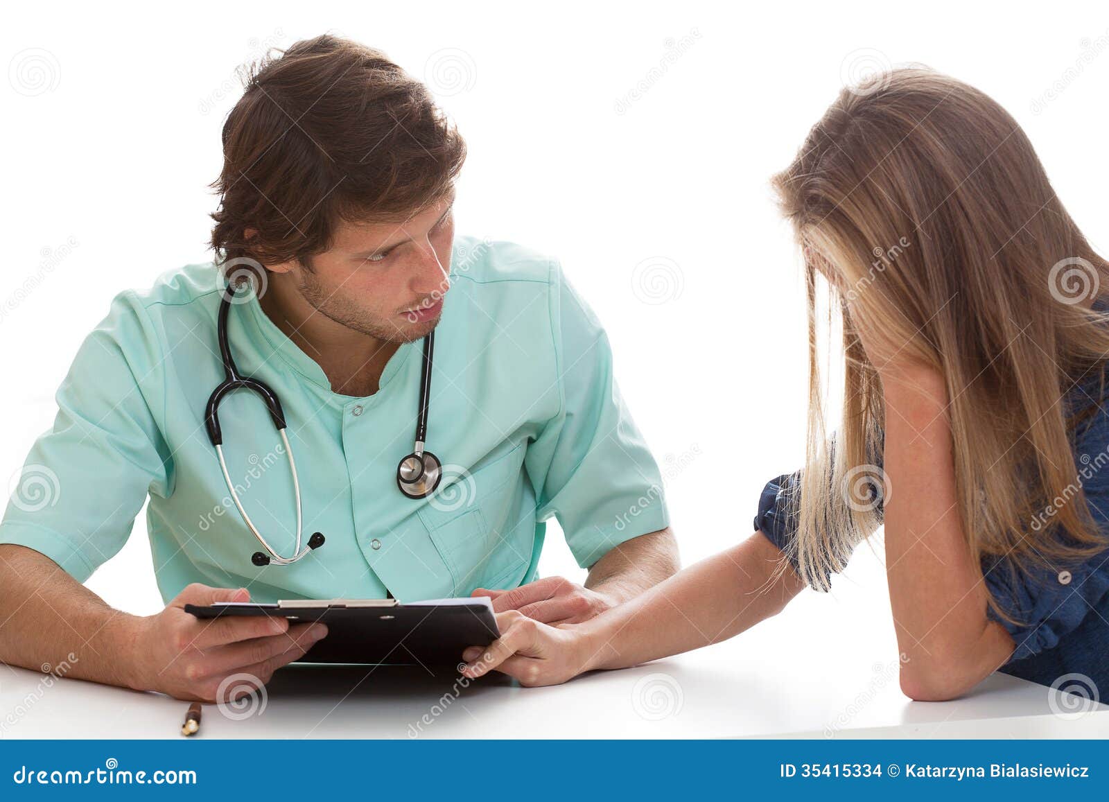 Patient Refusing the Treatement Stock Photo - Image of illness ...