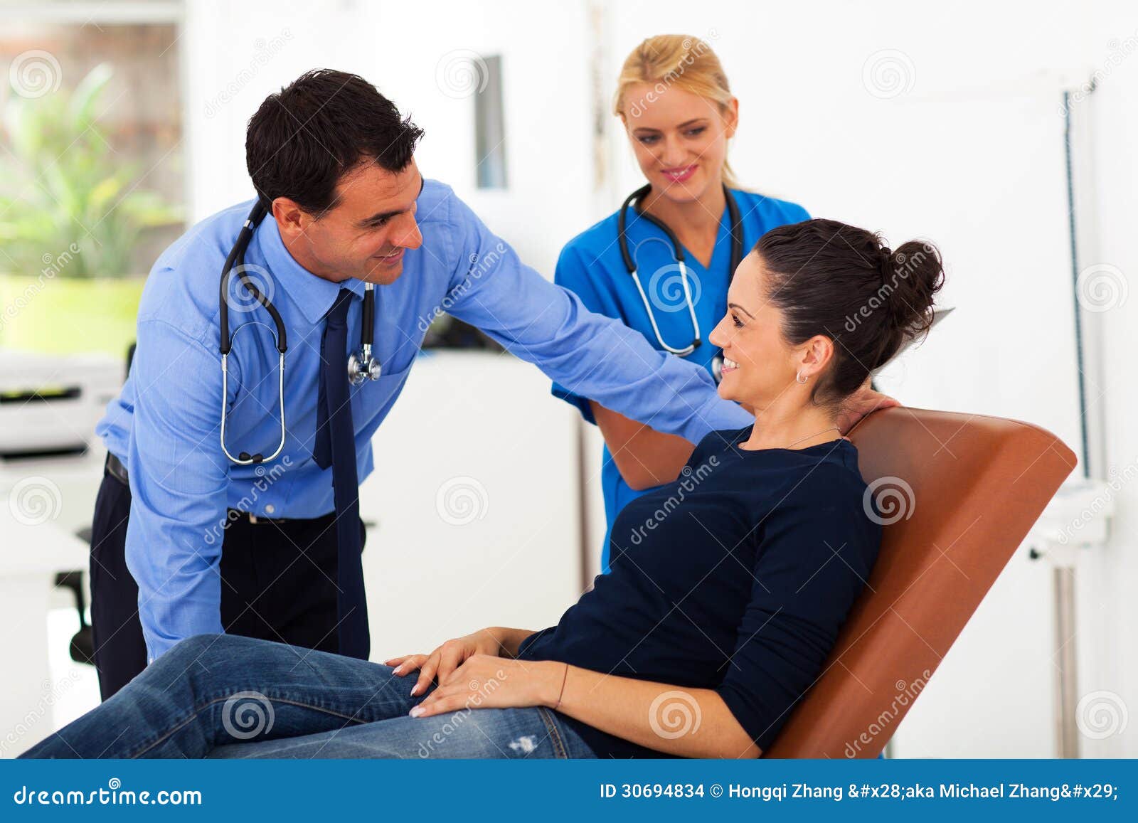 Doctor talking patient stock photo. Image of portrait - 30694834