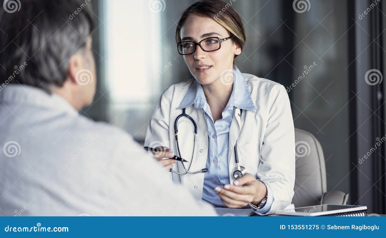 Doctor Talking To the Patient Stock Image - Image of doctor, care ...
