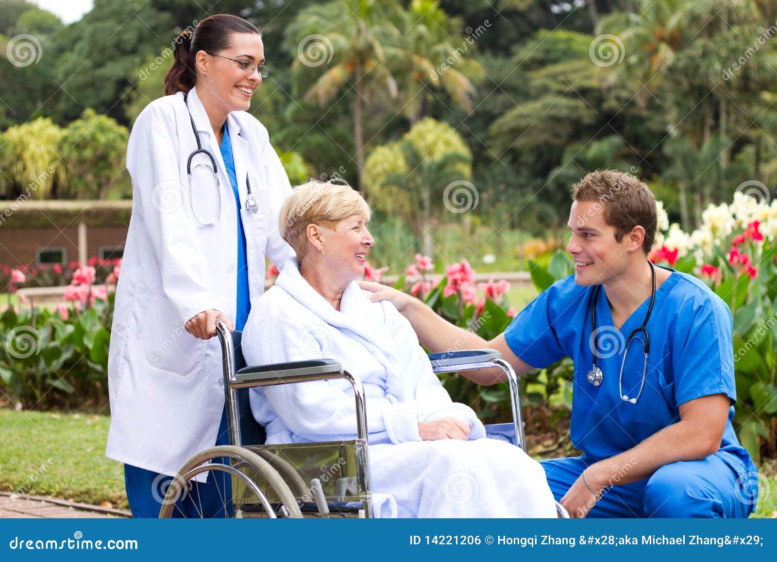 Doctor Talking To Recovering Patient Stock Photo - Image of beautiful ...