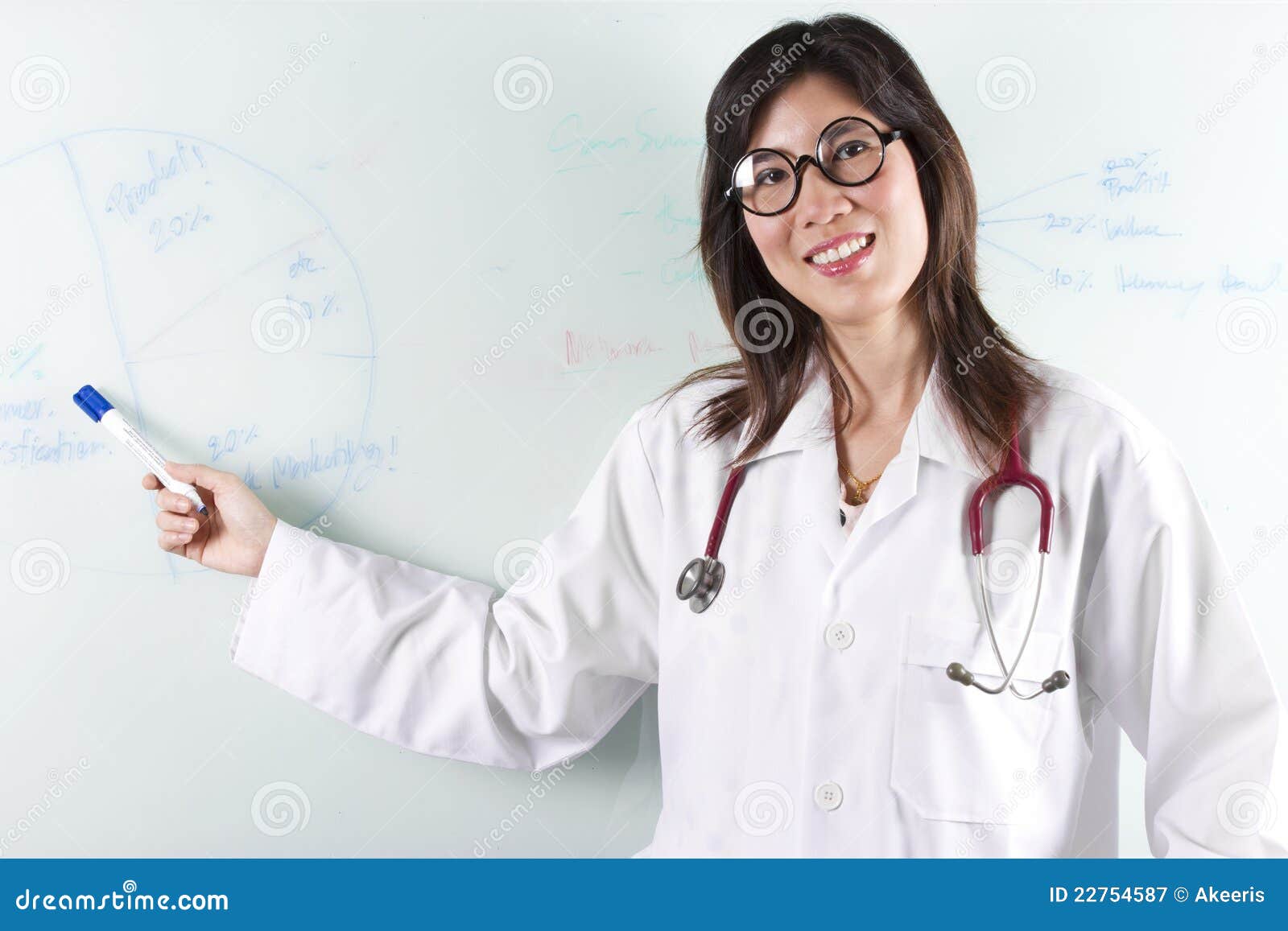 Doctor teaching stock image. Image of lady, portrait - 22754587