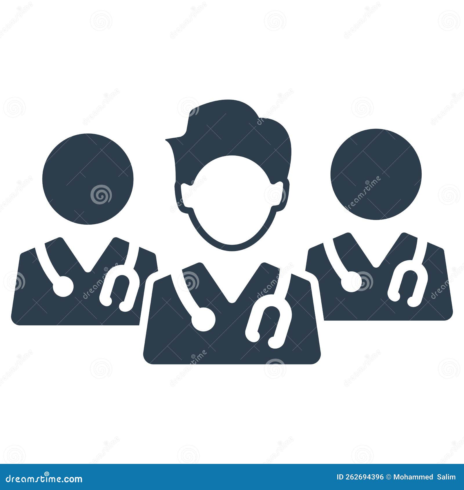 Beautifully Designed Doctor Team Icon Stock Vector - Illustration of ...