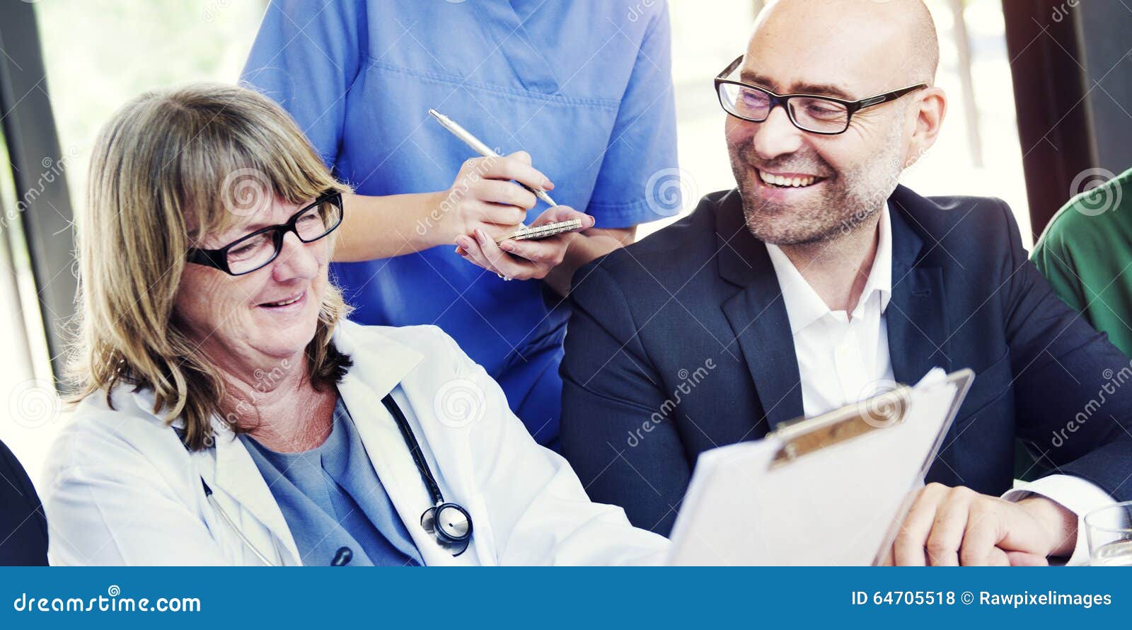 Doctor Team Treatment Plan Discussion Concept Stock Photo - Image of ...