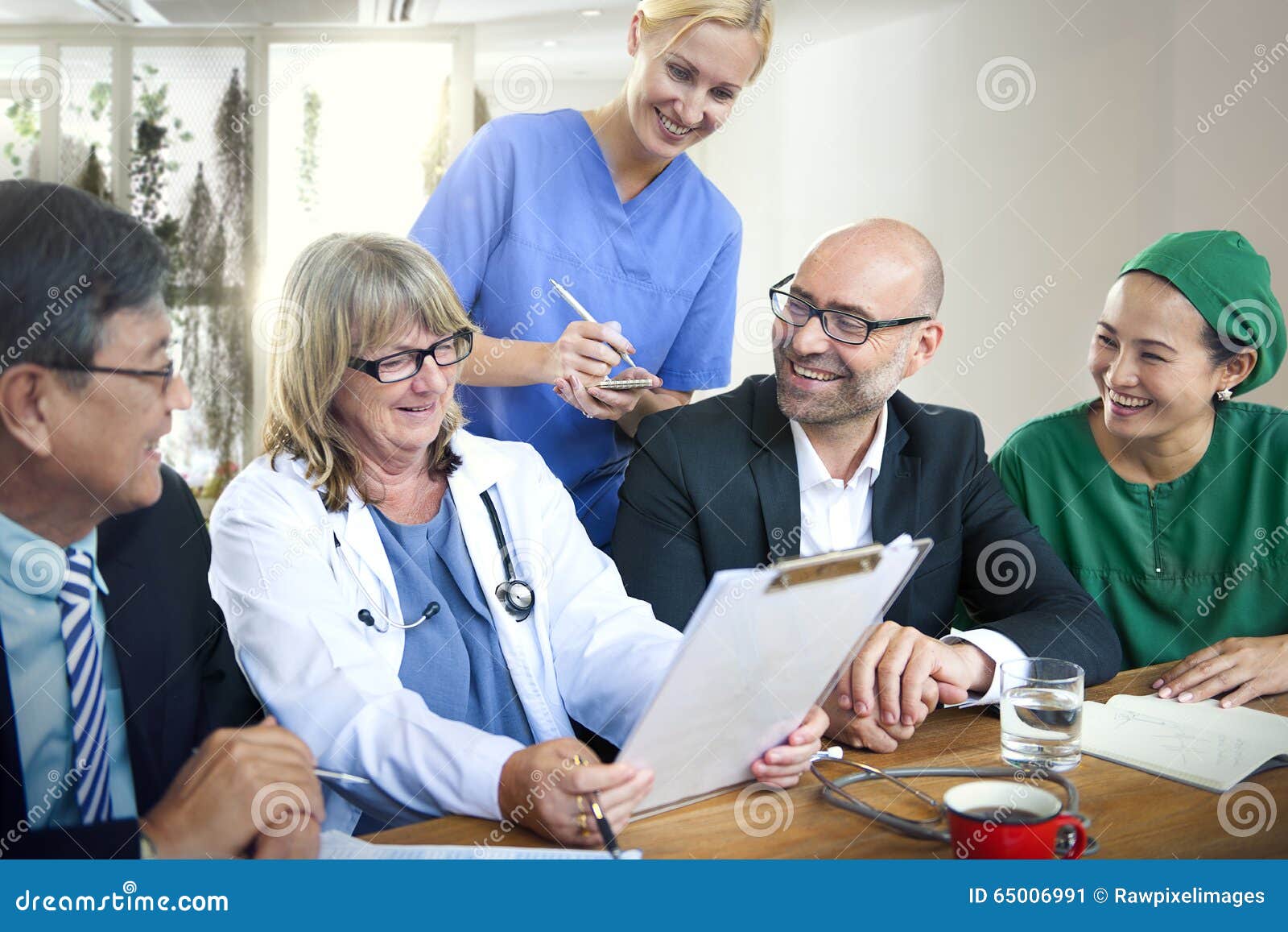 Doctor Teamwork Diagnosis Corporate Meeting Concept Stock Image - Image ...