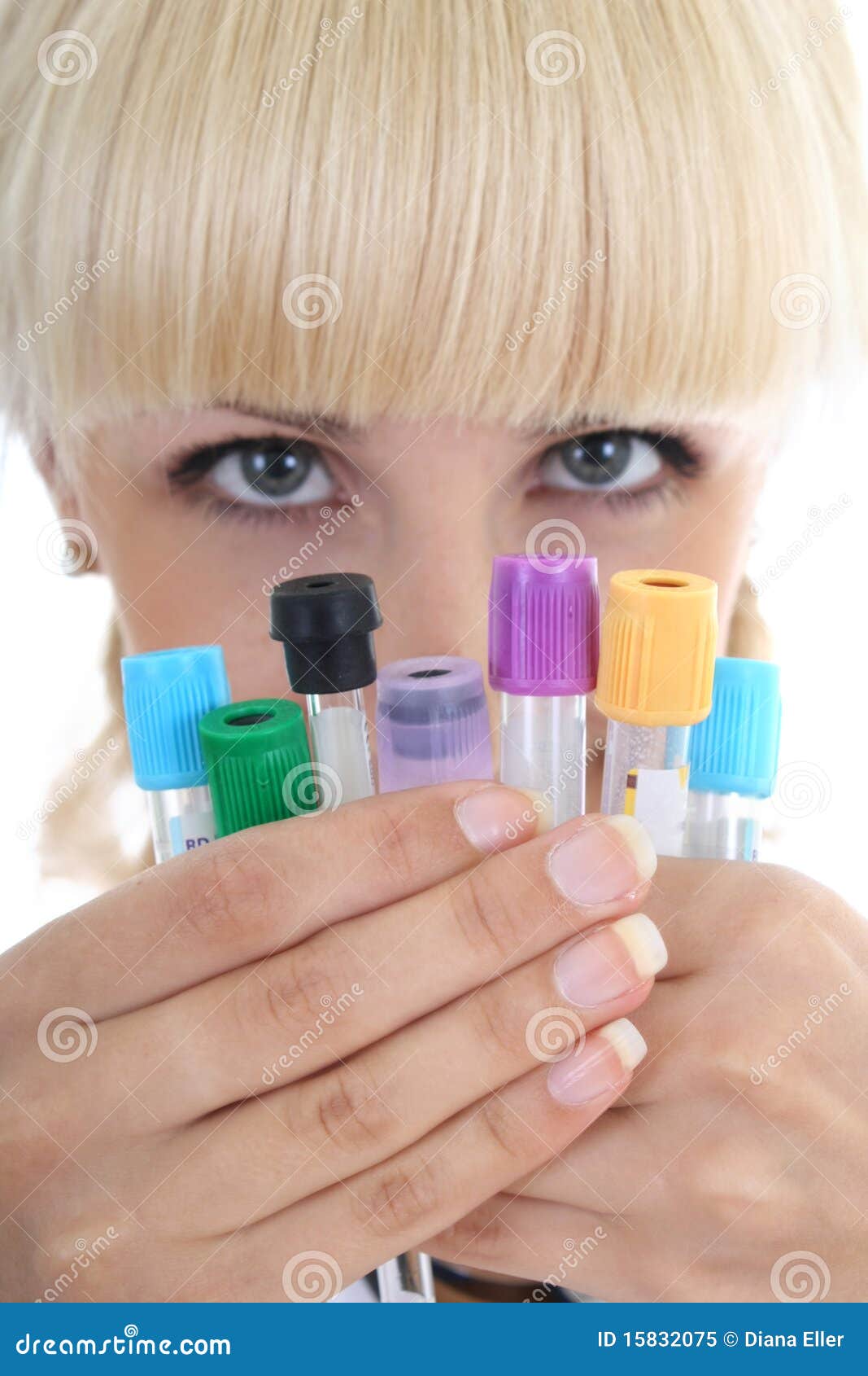 Doctor with test-tubes stock image. Image of health, choice - 15832075