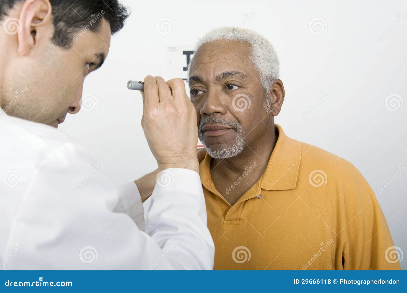 Doctor Testing Patient S Eye at Clinic Stock Photo - Image of ...