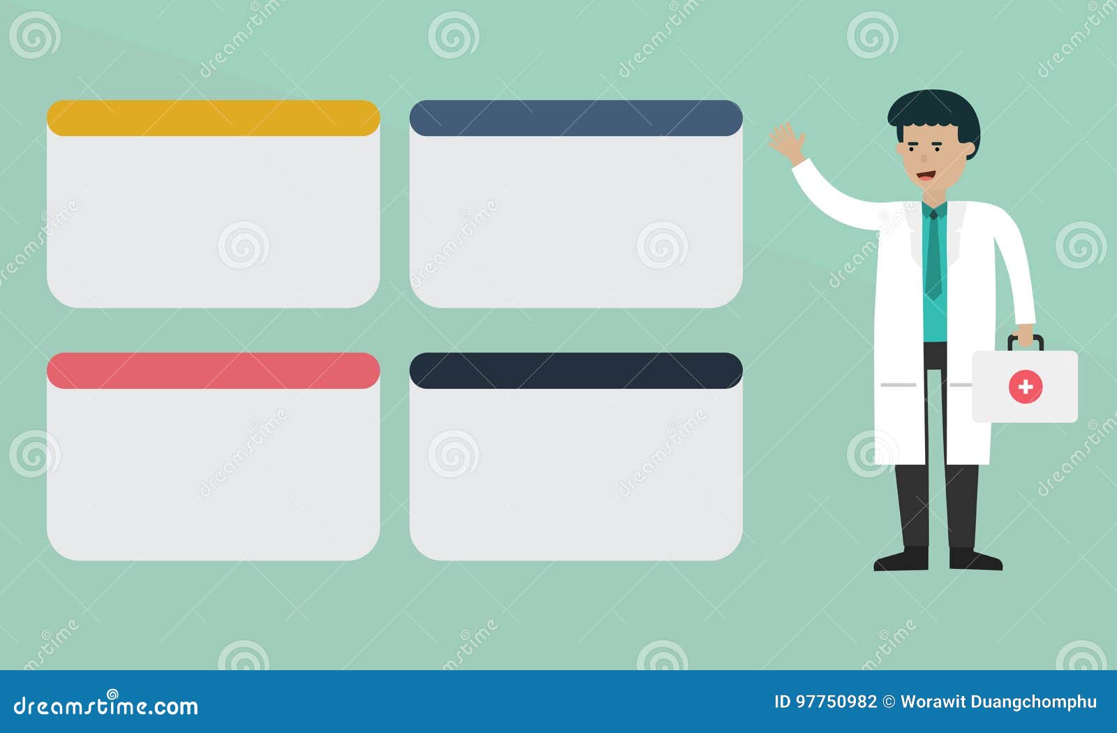Doctor Text Box To Do List Information Info Graphic. Stock Vector ...