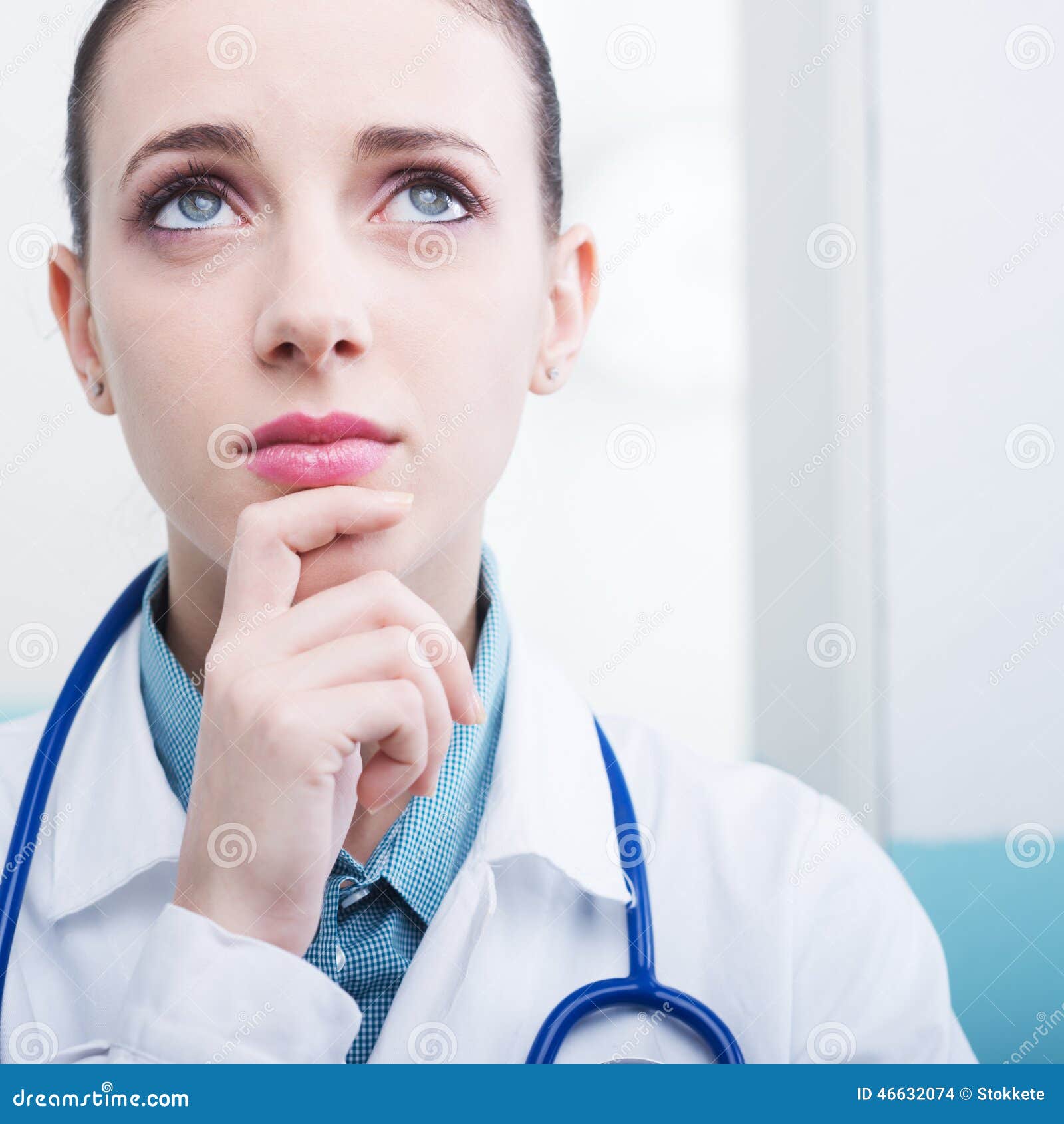 Doctor thinking stock photo. Image of choice, decision - 46632074