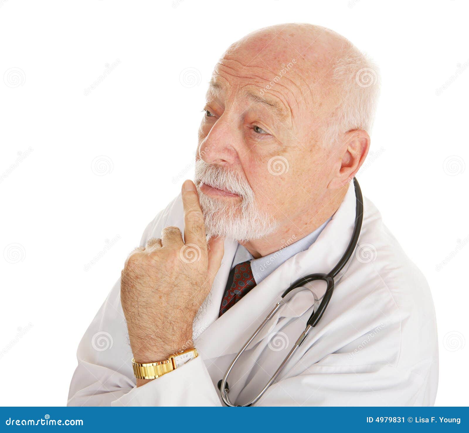Doctor - Thinks it Over stock image. Image of medicine - 4979831