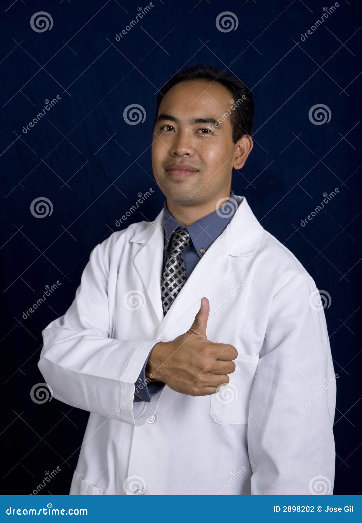 Doctor Thumbs Up stock photo. Image of happy, thumbs, sign - 2898202