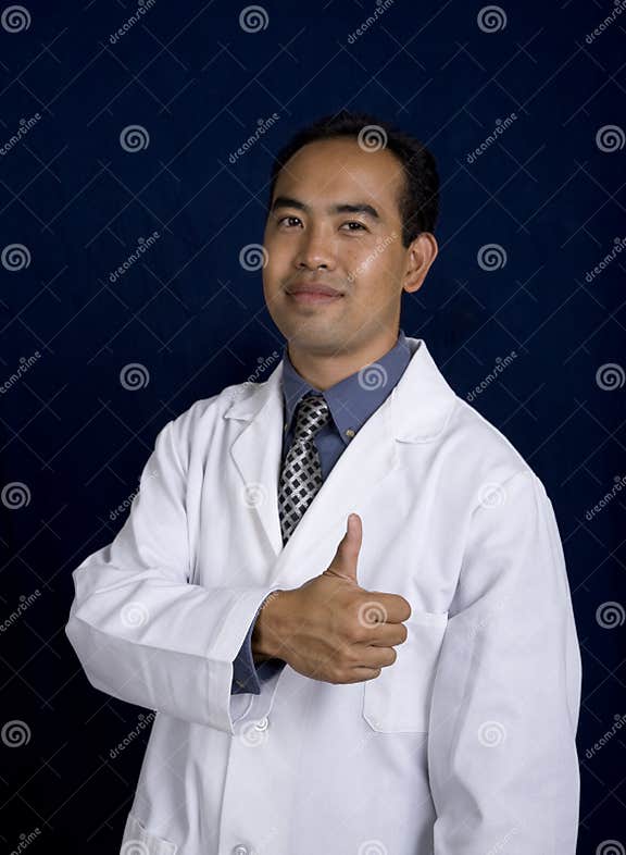 Doctor Thumbs Up stock photo. Image of happy, thumbs, sign - 2898202
