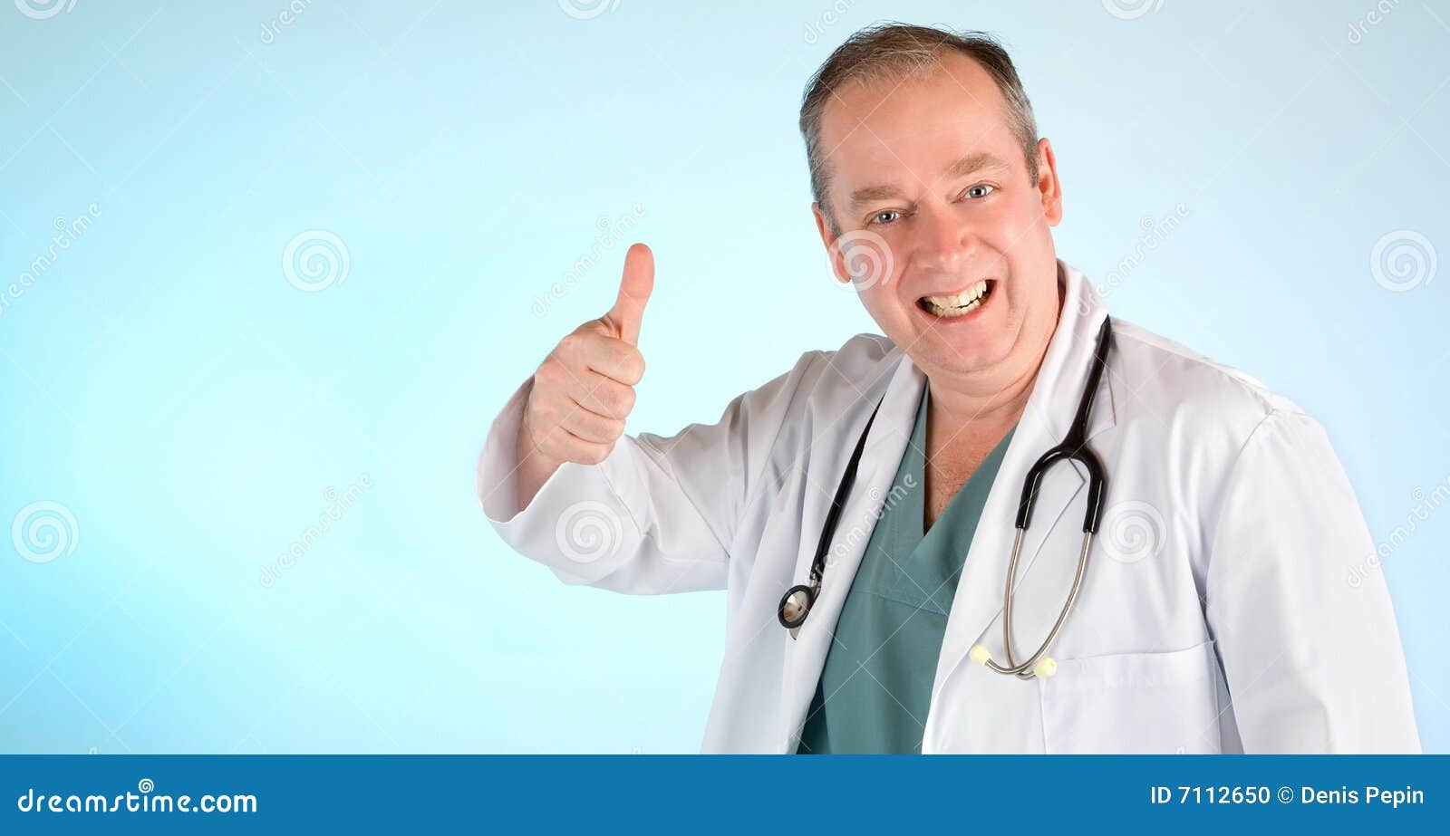 Doctor with Thumbs Up stock photo. Image of doctor, approval - 7112650