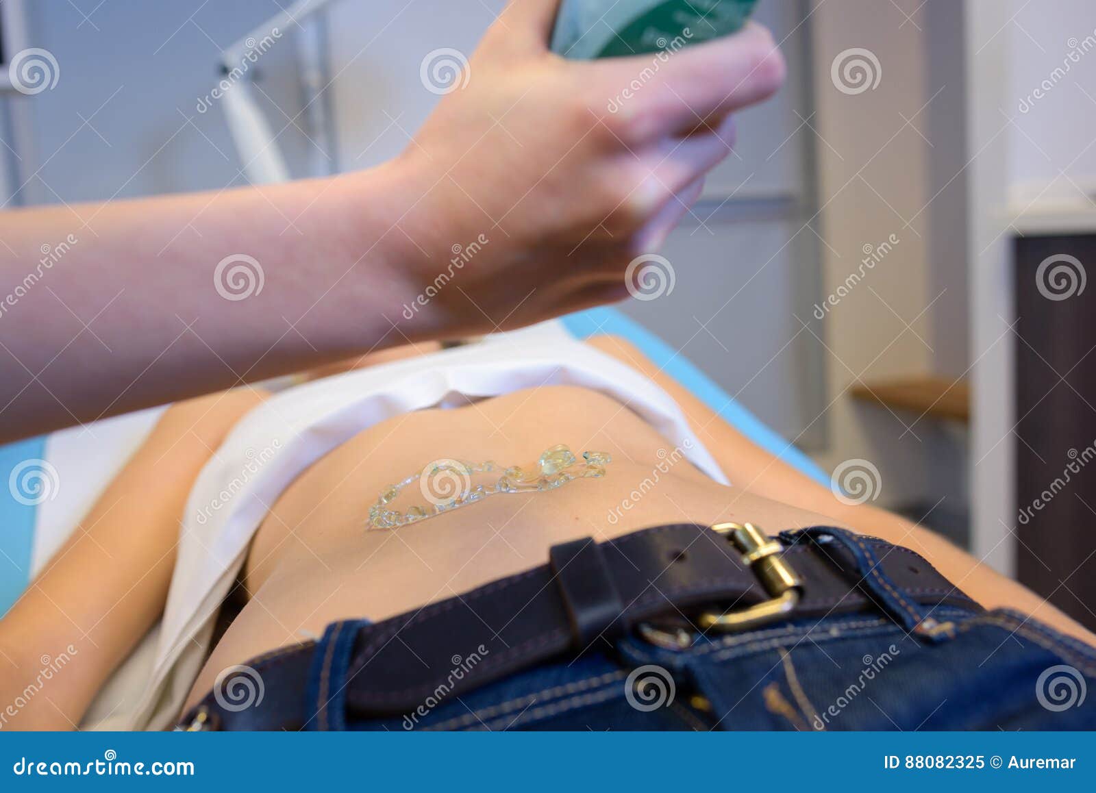 Doctor about To Make Scan To Patient Stock Image - Image of checking ...