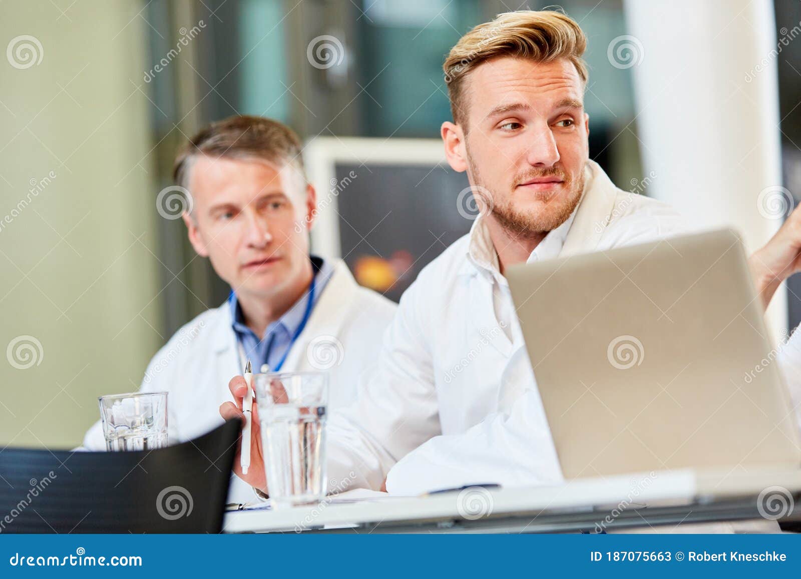 Doctor in Training in a Workshop Stock Image - Image of studies, learn ...