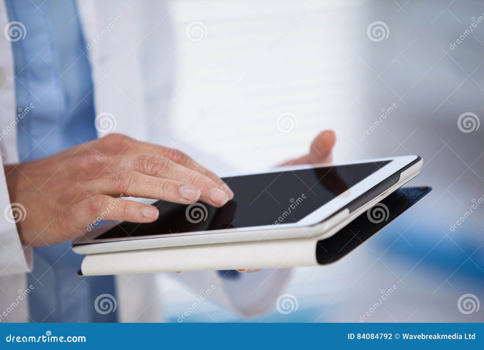 Doctor Using Digital Tablet Stock Photo - Image of healthcare ...
