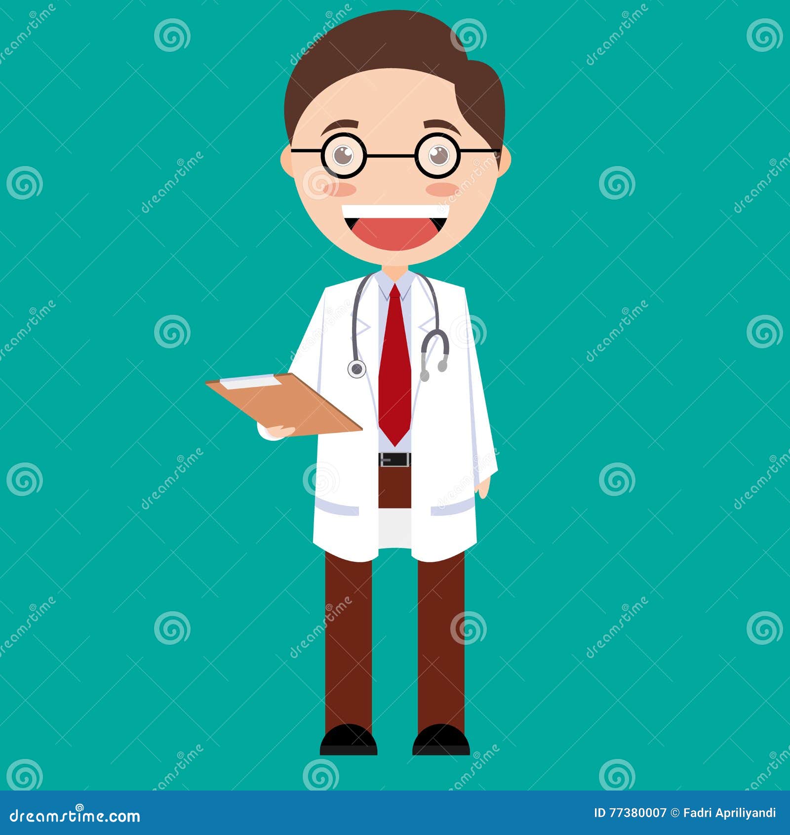 Doctor Vector stock illustration. Illustration of people - 77380007