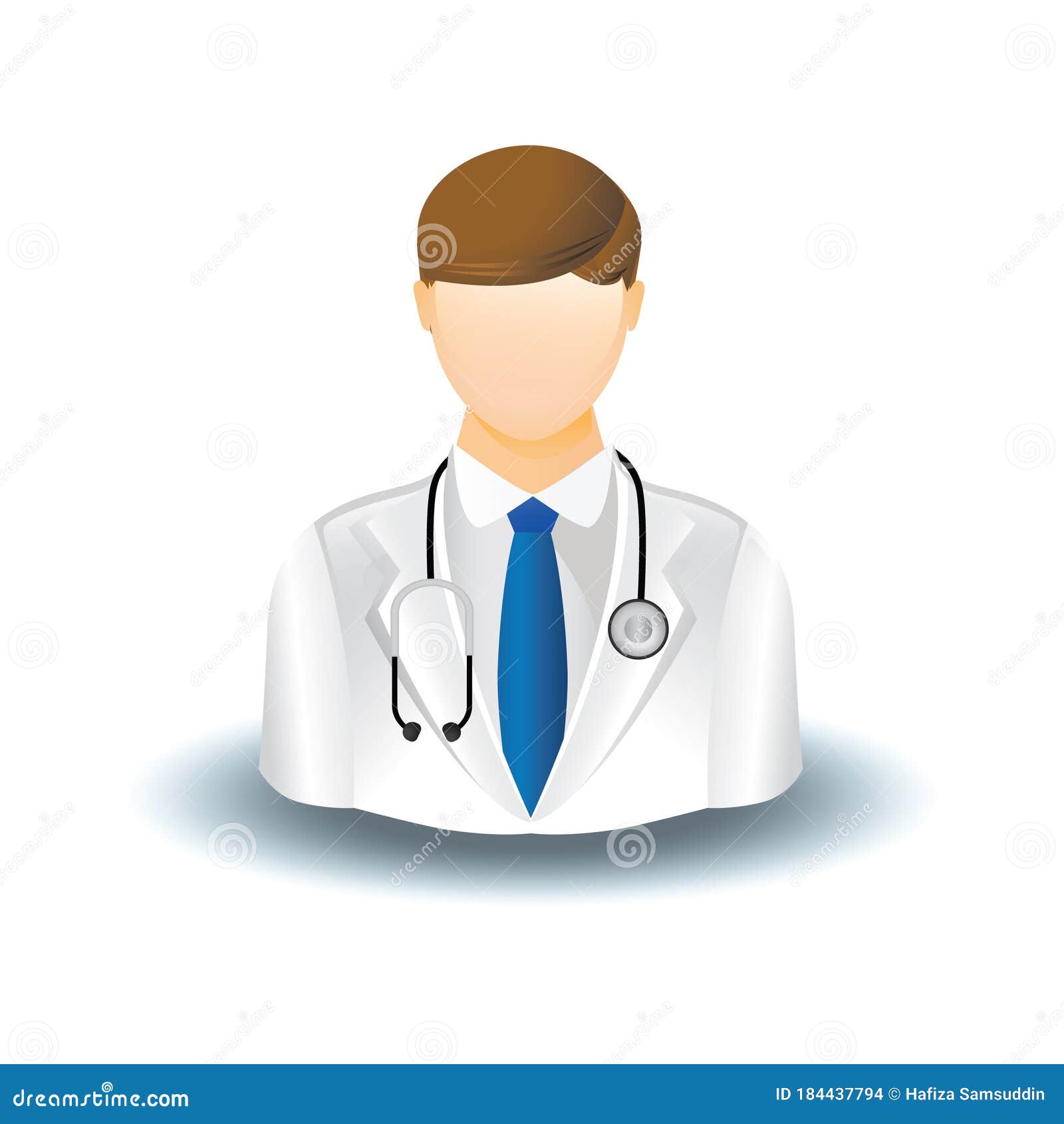 Doctor. Vector Illustration Decorative Background Design Stock ...