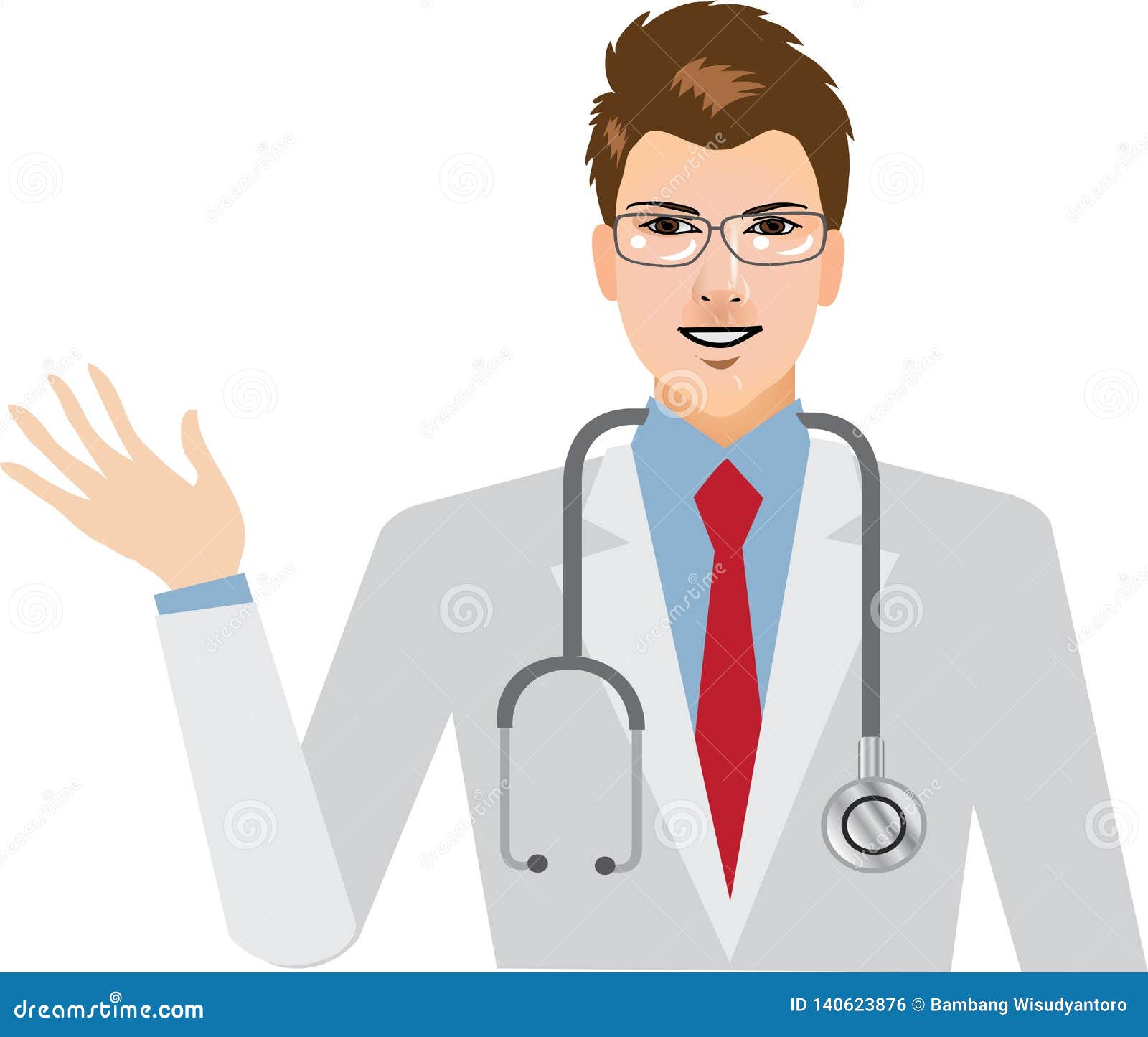 Doctor Vector Medical Consultation Male Physician Person Avatar With