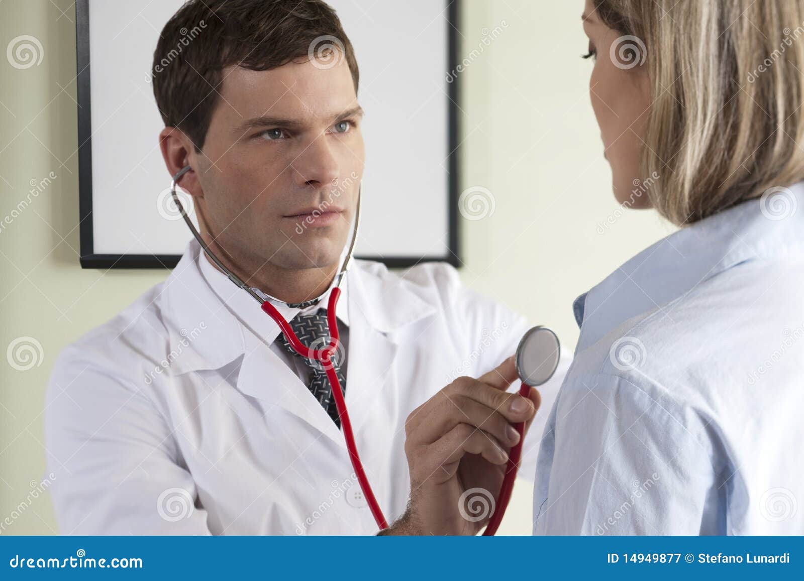 Doctor visiting patient stock image. Image of asking - 14949877