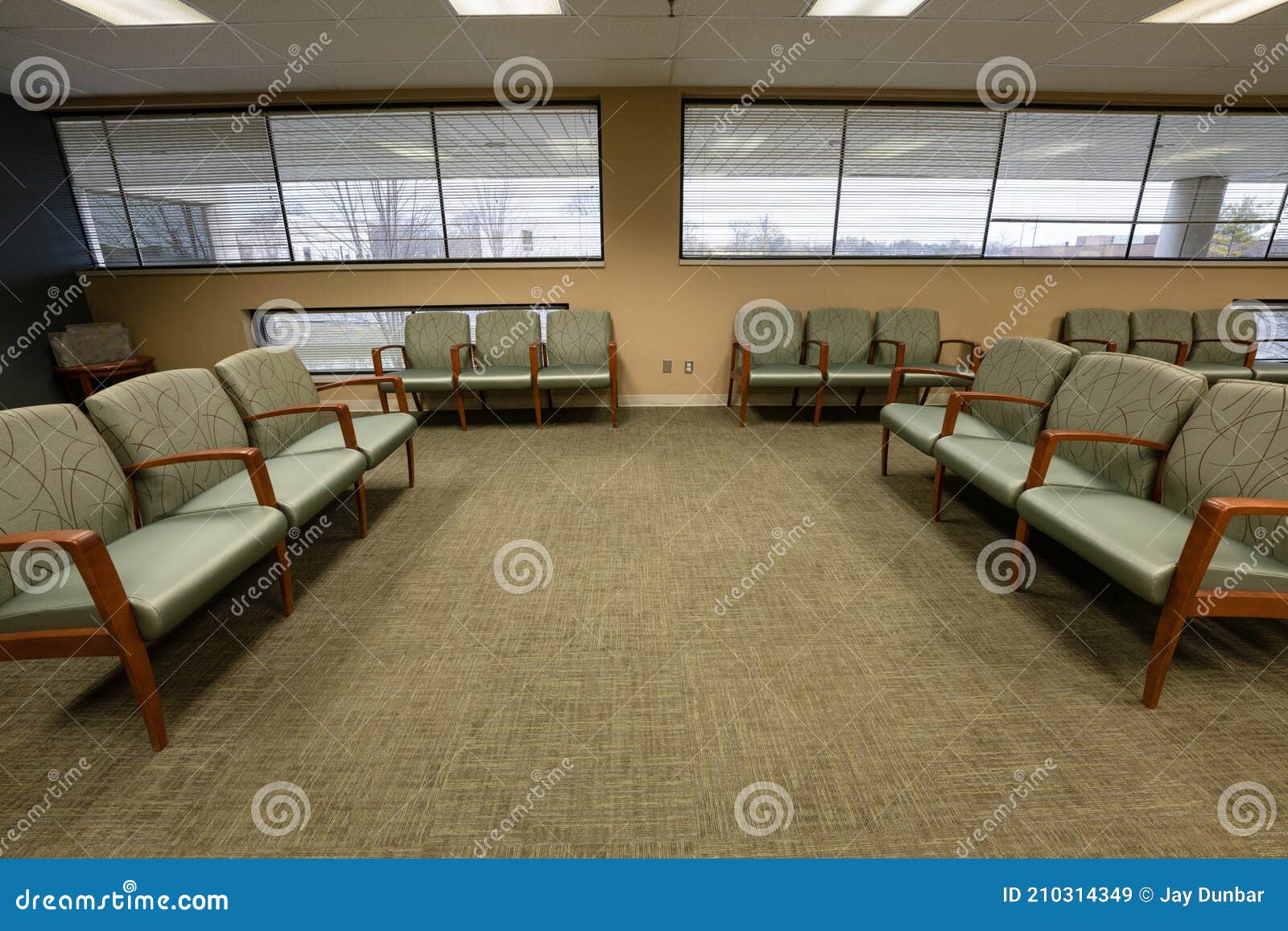 Doctor Waiting Room is Empty during Corona Virus Stock Image - Image of ...