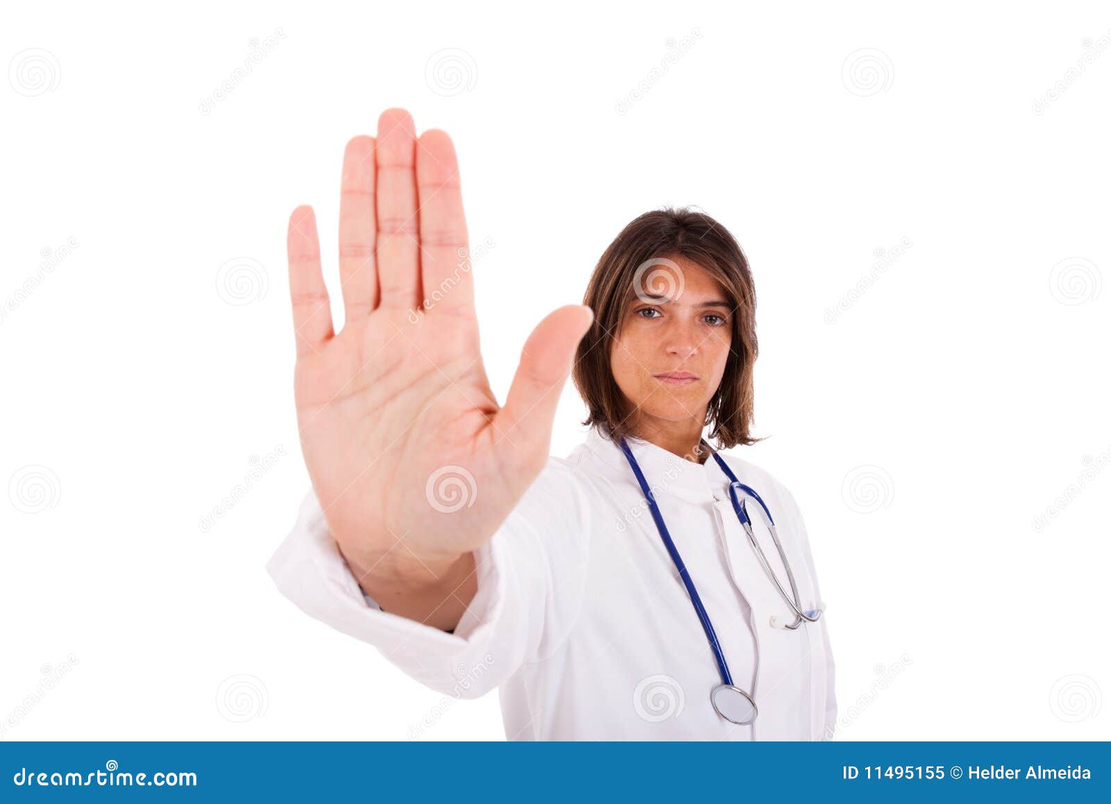 Doctor warning stock image. Image of confident, behavior - 11495155