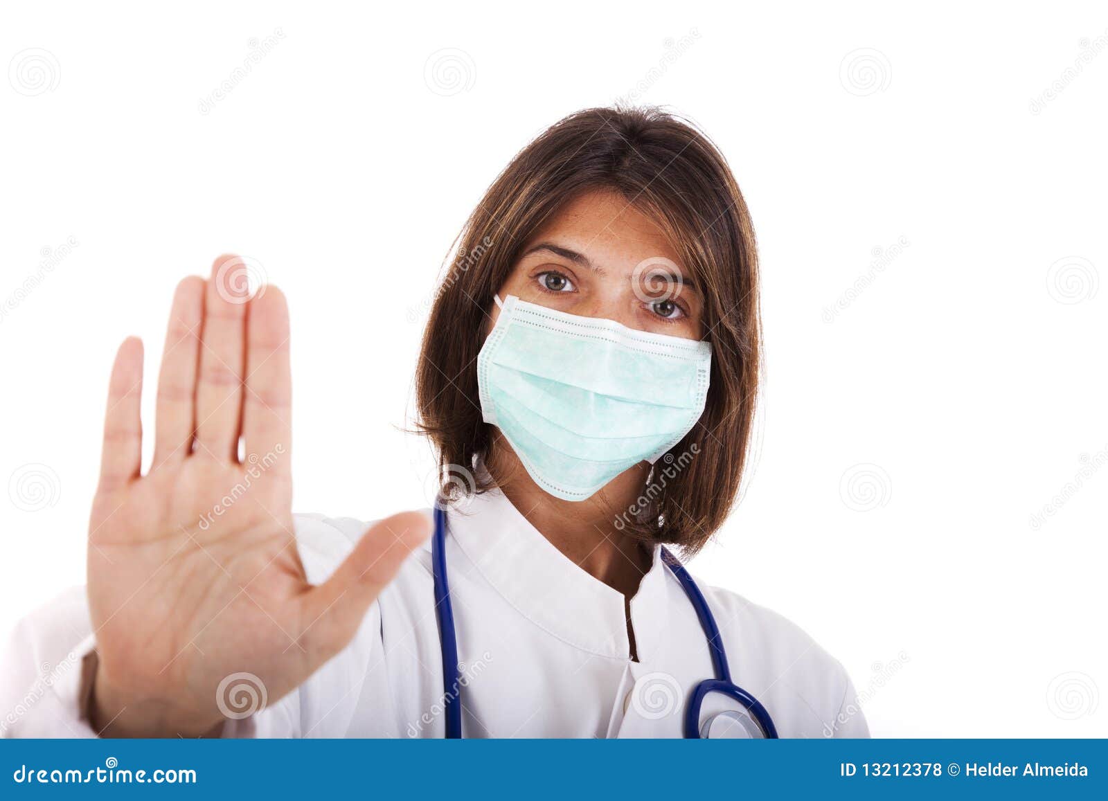 Doctor warning stock photo. Image of medical, nervous - 13212378