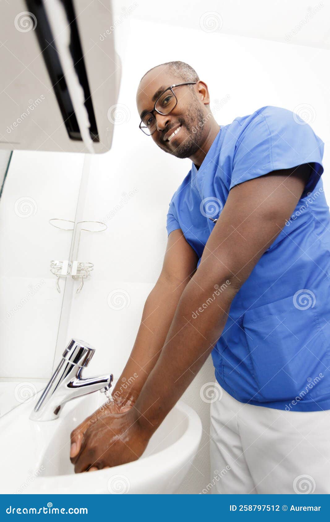 Doctor Washing Hands before Operating Stock Photo - Image of soap ...